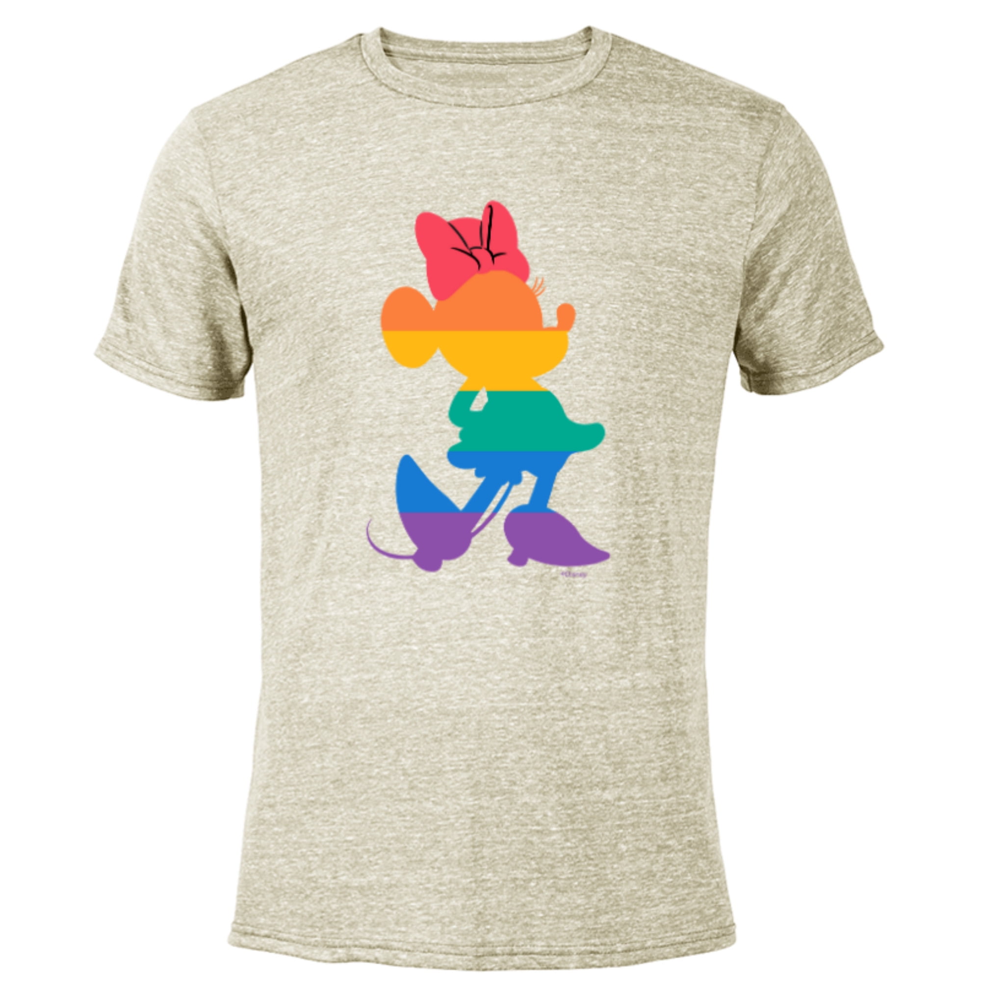 Disney Minnie Mouse Pride Classic Pose Rainbow Icon Fill - Short Sleeve ...