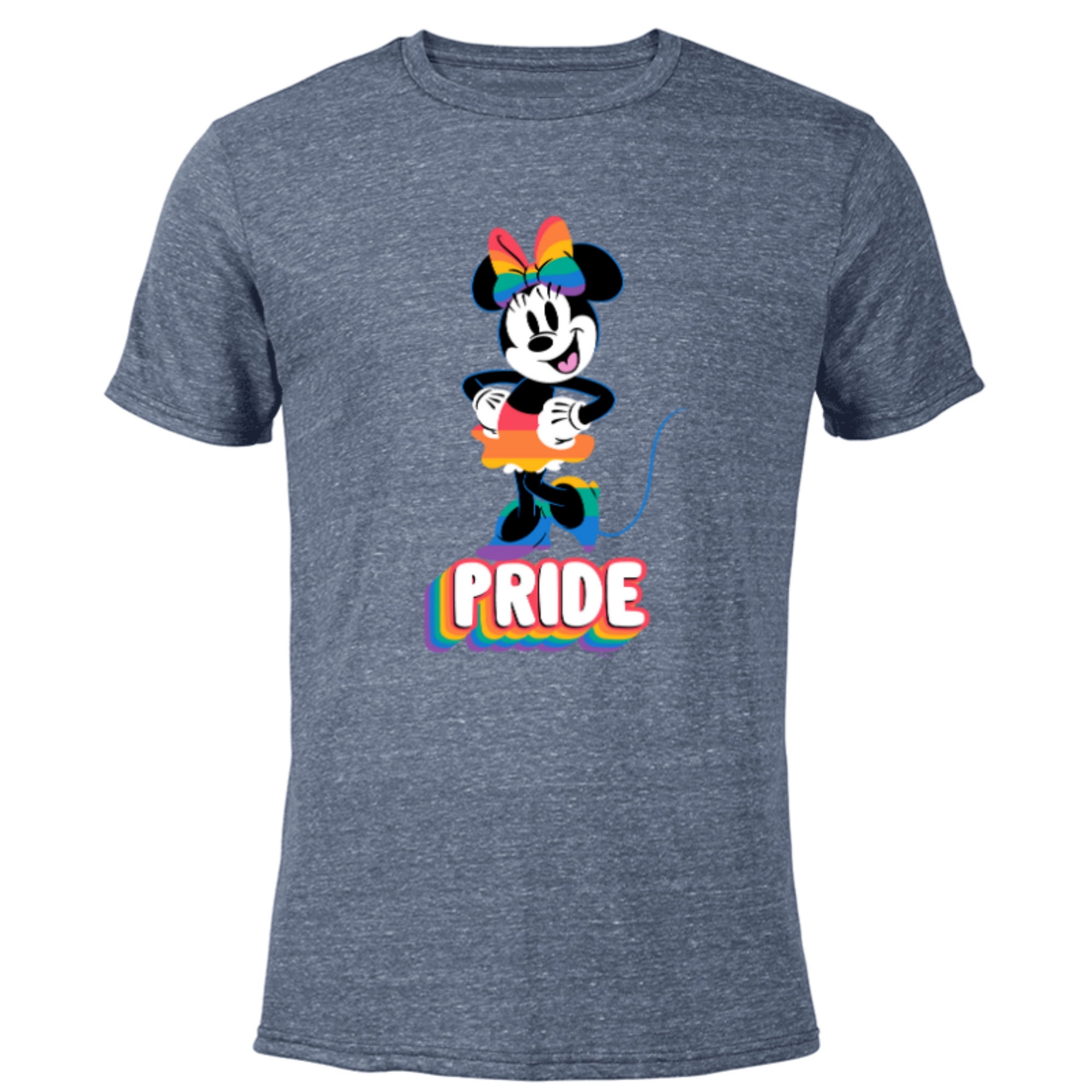 Disney Minnie Mouse Pride Happy Rainbow Fashion - Short Sleeve Blended ...