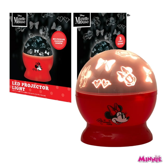 Disney Minnie Mouse Rotating Projector Lamp, 5.5" - Walmart.com