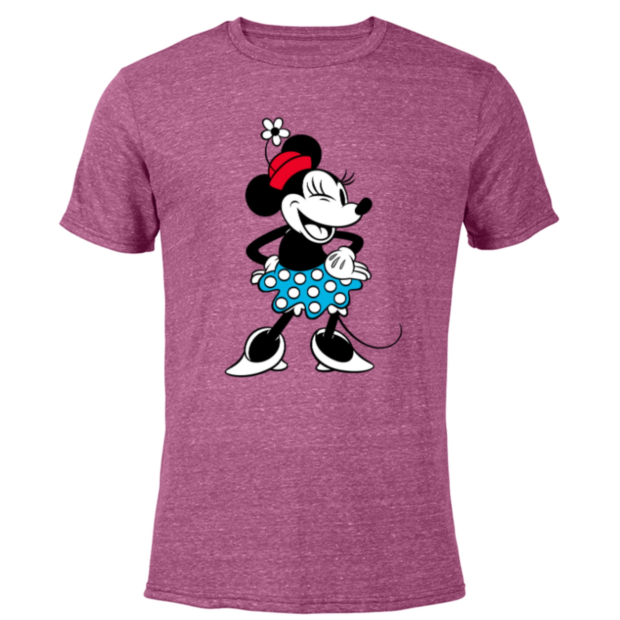Disney Minnie Mouse Sassy Wink - Short Sleeve Blended T-Shirt for ...