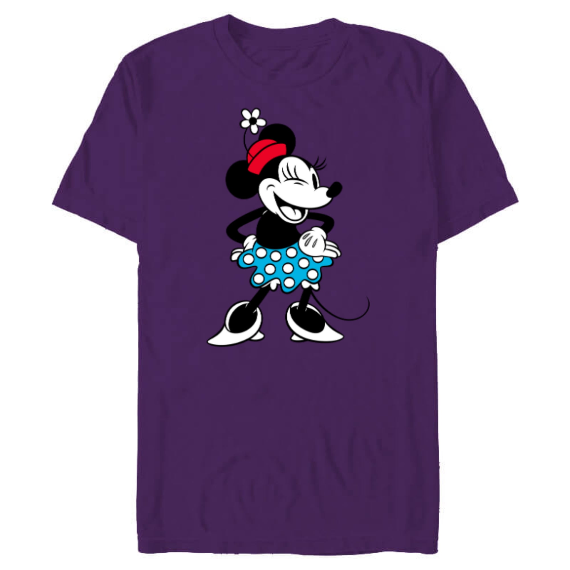 Disney Minnie Mouse Sassy Wink - Short Sleeve Blended T-Shirt for ...