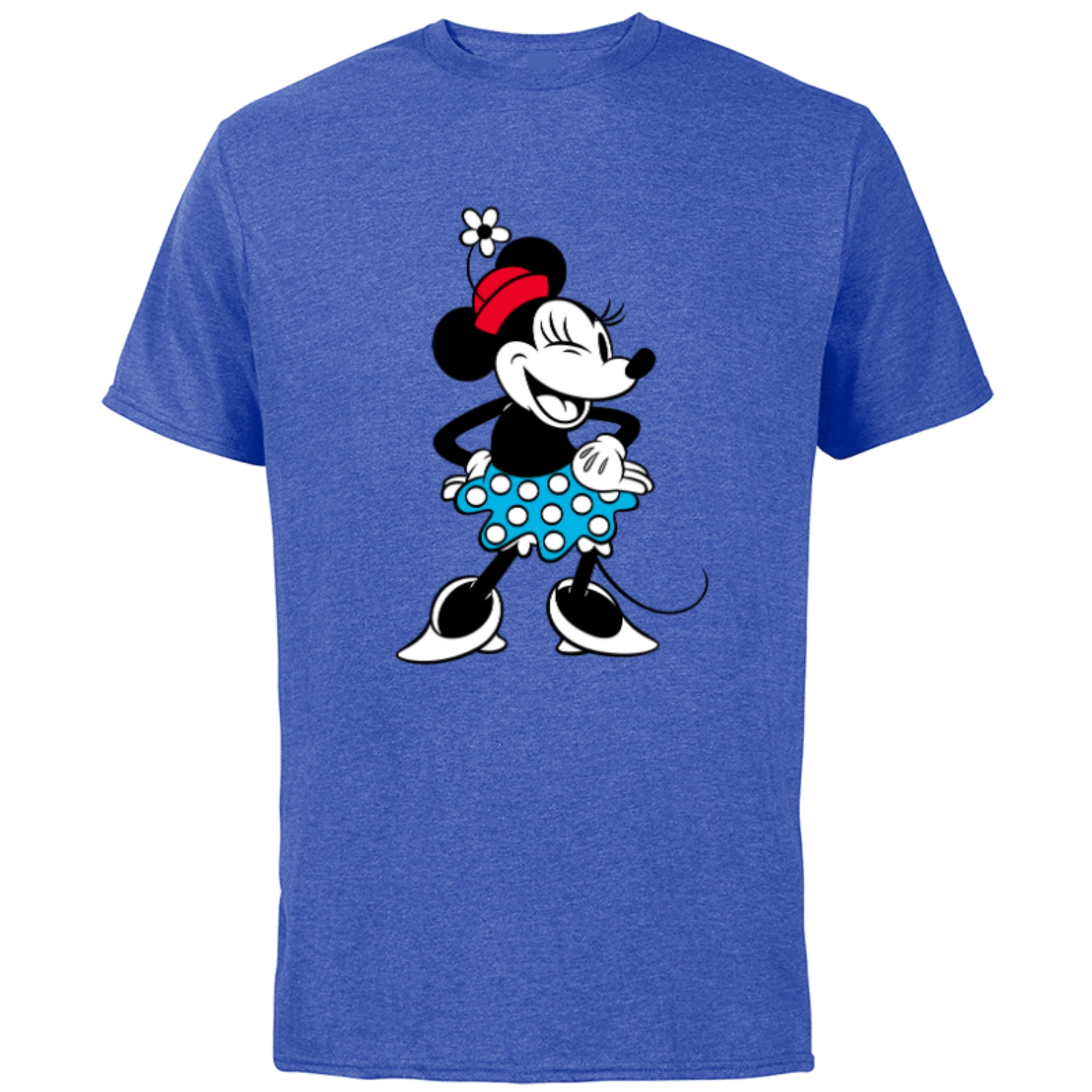 Disney Minnie Mouse Sassy Wink - Short Sleeve Cotton T-Shirt for Adults ...
