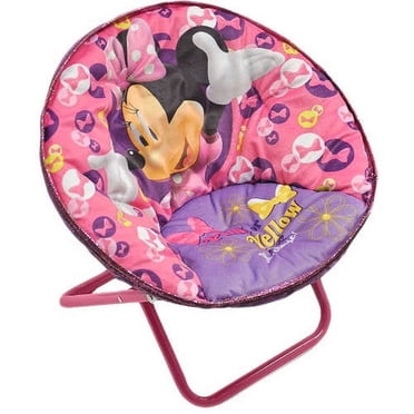 Delta Children Disney Minnie Mouse Kids Upholstered Chair with Sculpted ...