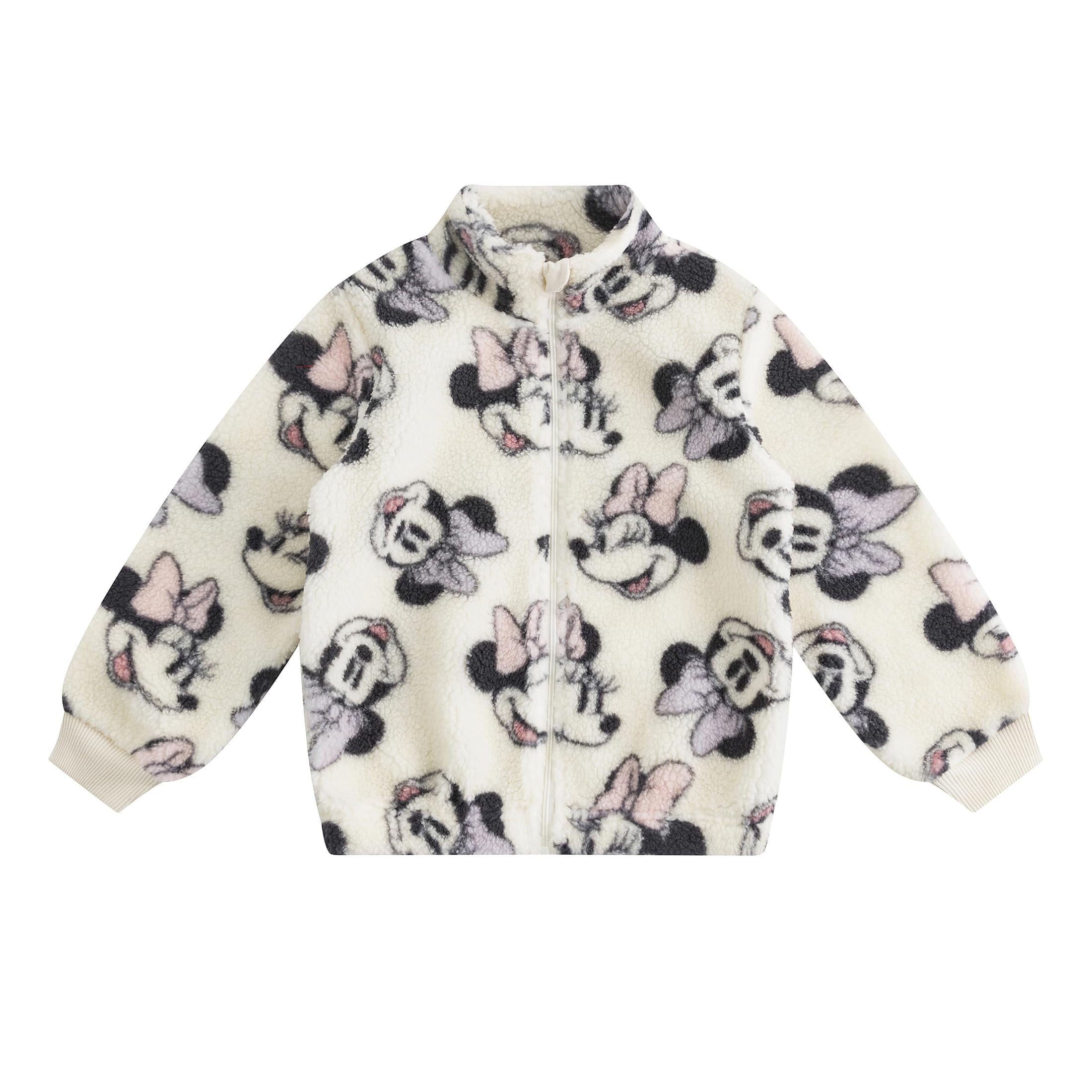 Disney Minnie Mouse Sherpa Coat Jacket (Girls), Sizes 12M-6X - Walmart.com