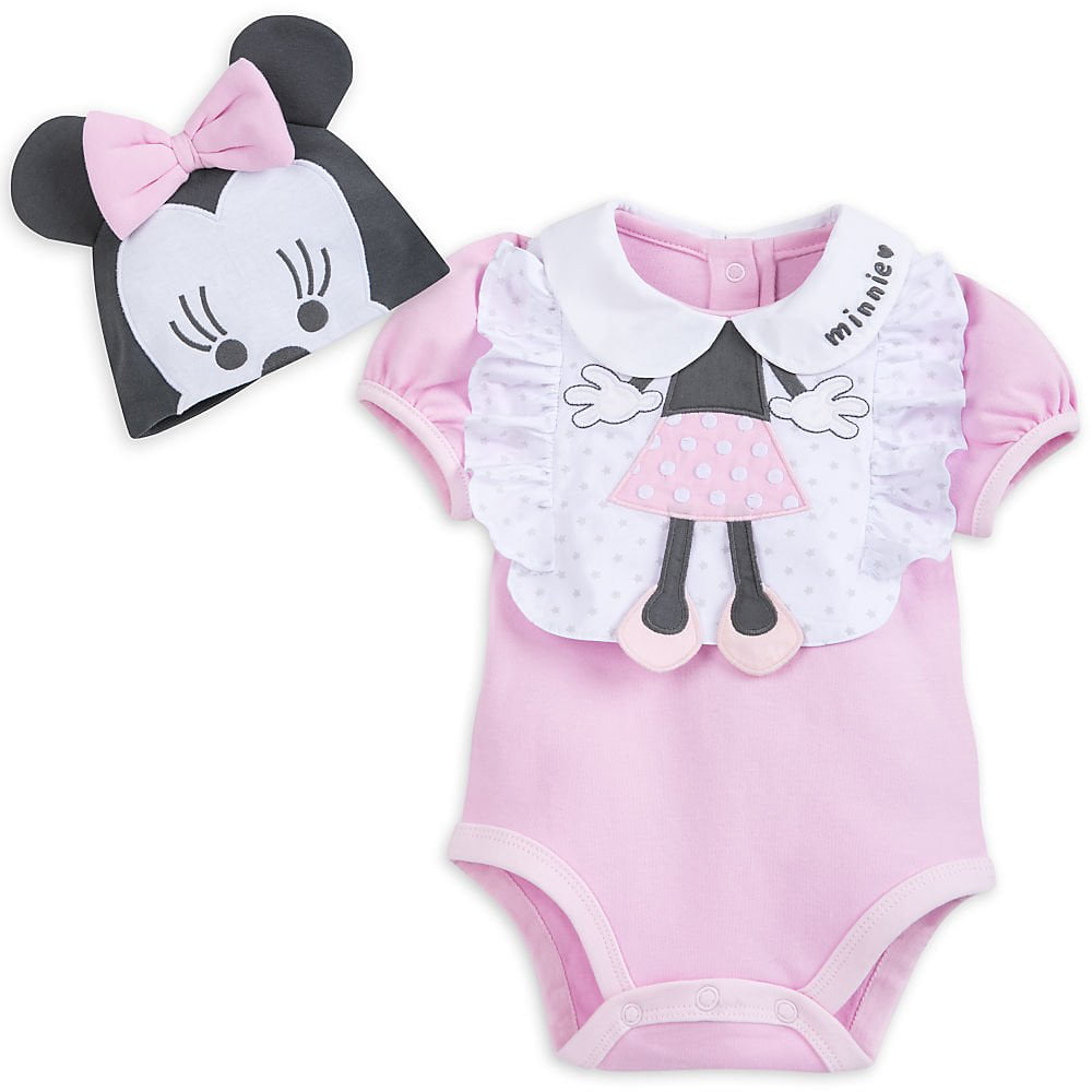 Disney Minnie Mouse Short Sleeve Bodysuit 3-6 mo - Walmart.com