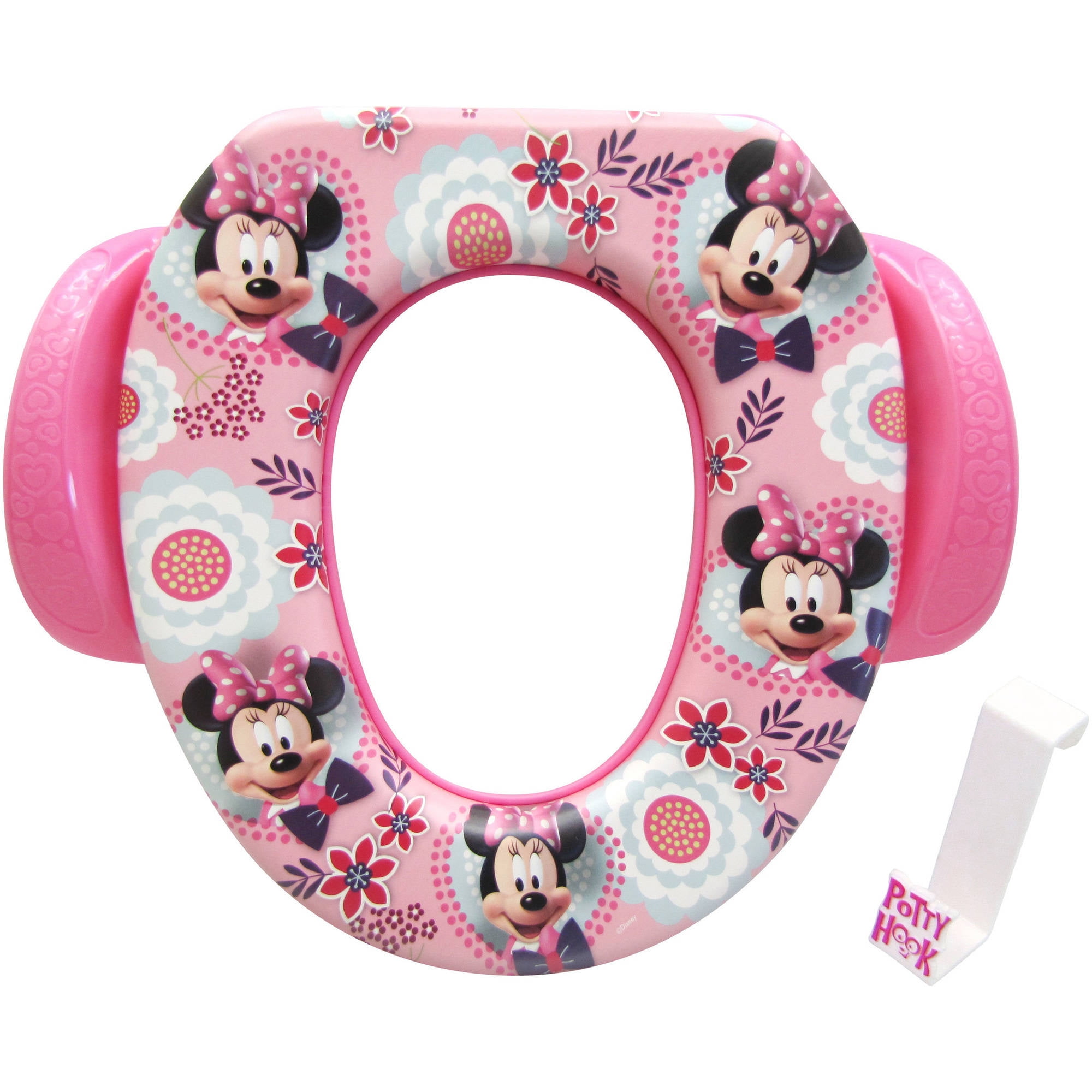 Disney Minnie Mouse "Simply Adorable" Soft Potty Seat with Potty Hook ...