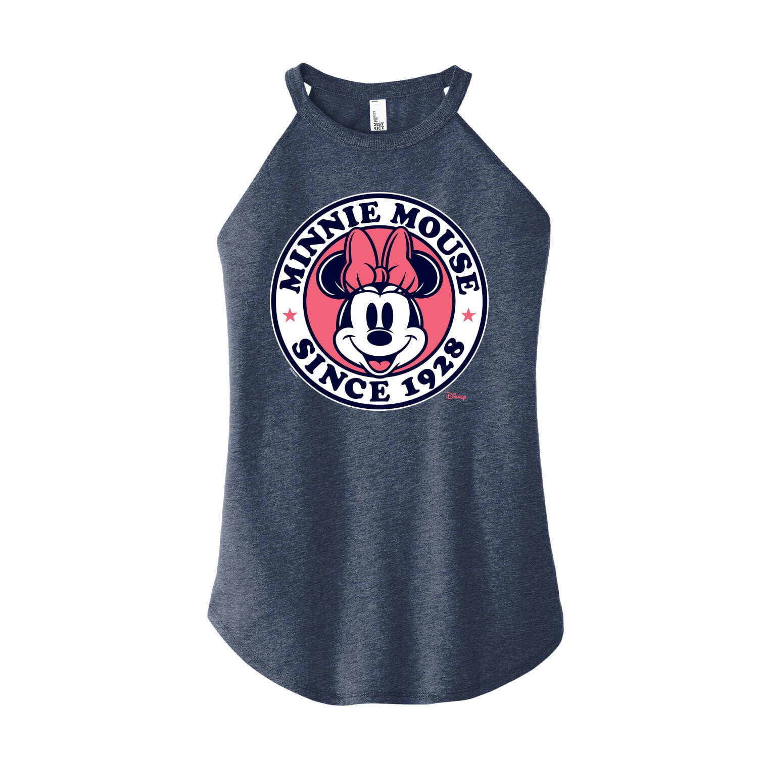 Disney - Minnie Mouse - Since 1918 - Juniors High Neck Tank Top ...
