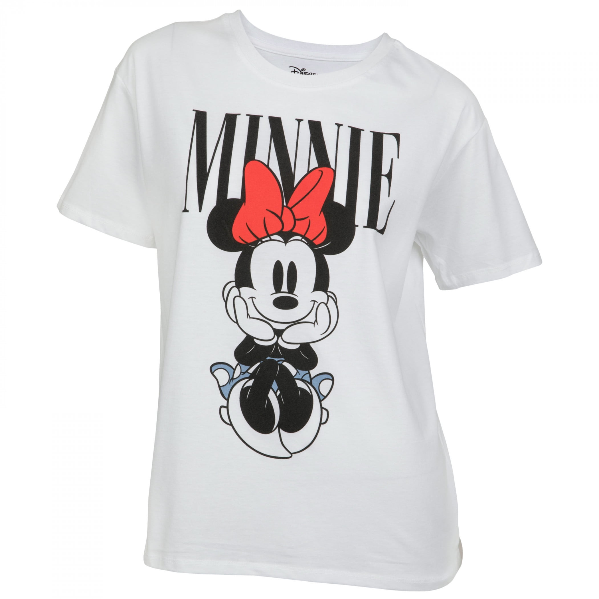 Minnie Mouse Disney Sitting Pretty Juniors T-Shirt, Gray - Extra Large ...
