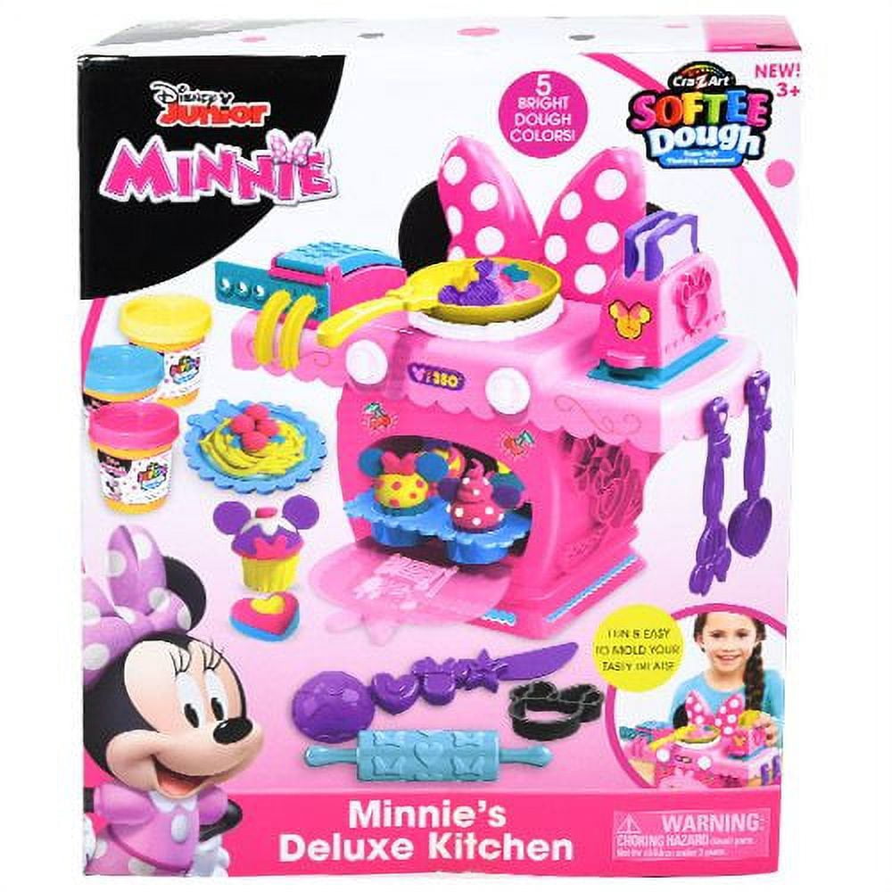 Disney Minnie Mouse Softee Dough Mold N Play Kitchen - Walmart Business ...