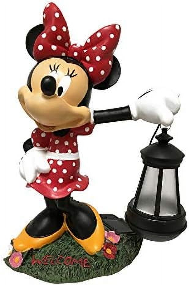 Disney Minnie Mouse Solar LED Lighted Lantern Everyday Outdoor Garden ...