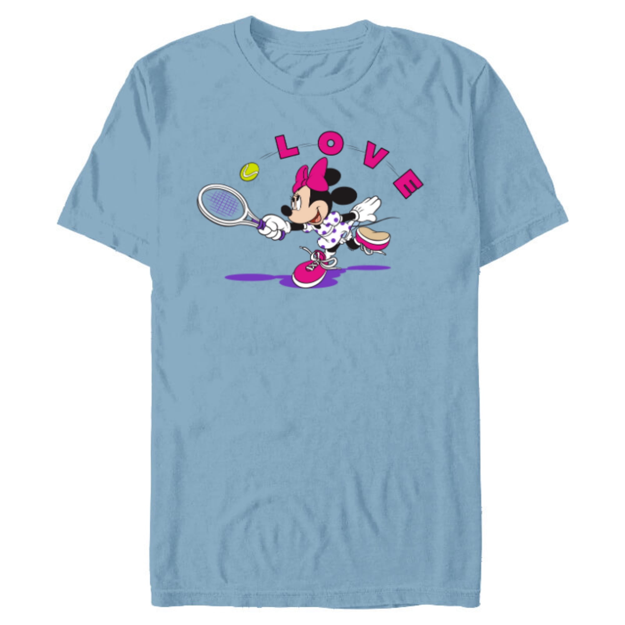 Disney Minnie Mouse Sports Love Tennis Player - Short Sleeve Blended T ...