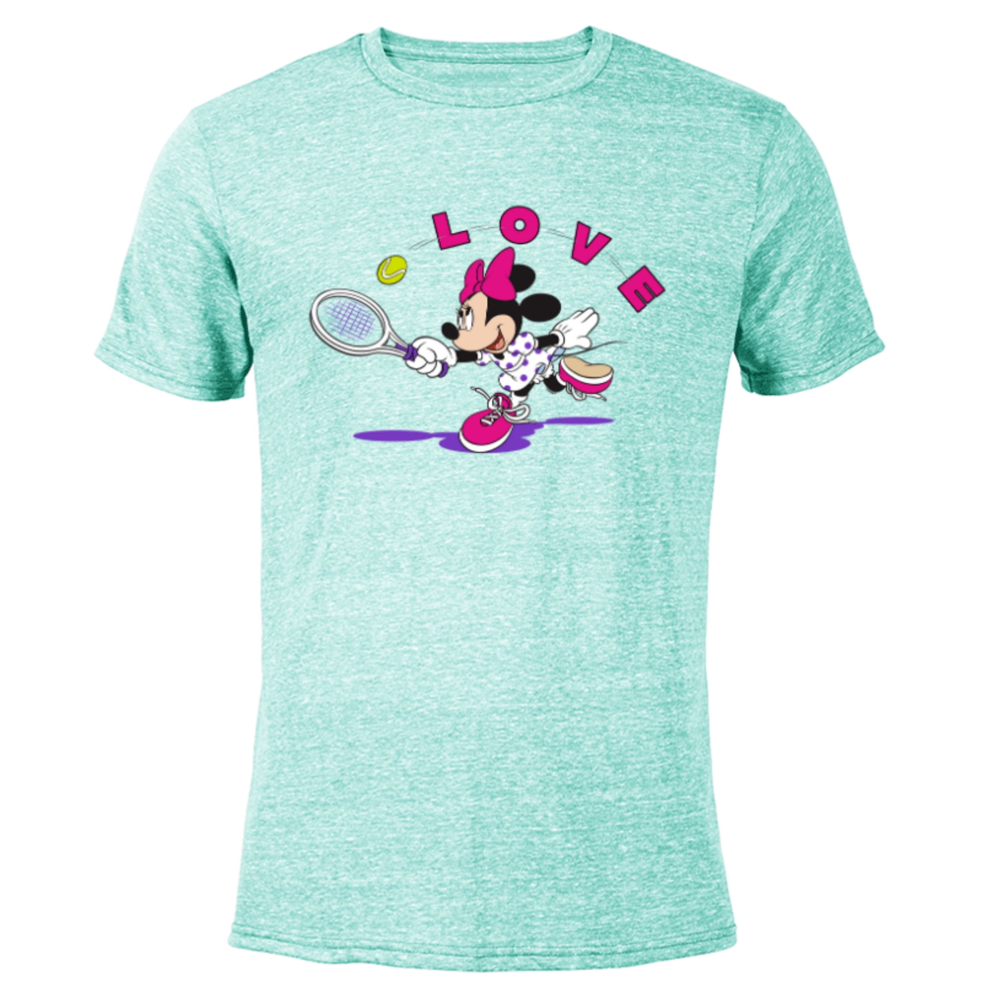 Disney Minnie Mouse Sports Love Tennis Player - Short Sleeve Blended T ...