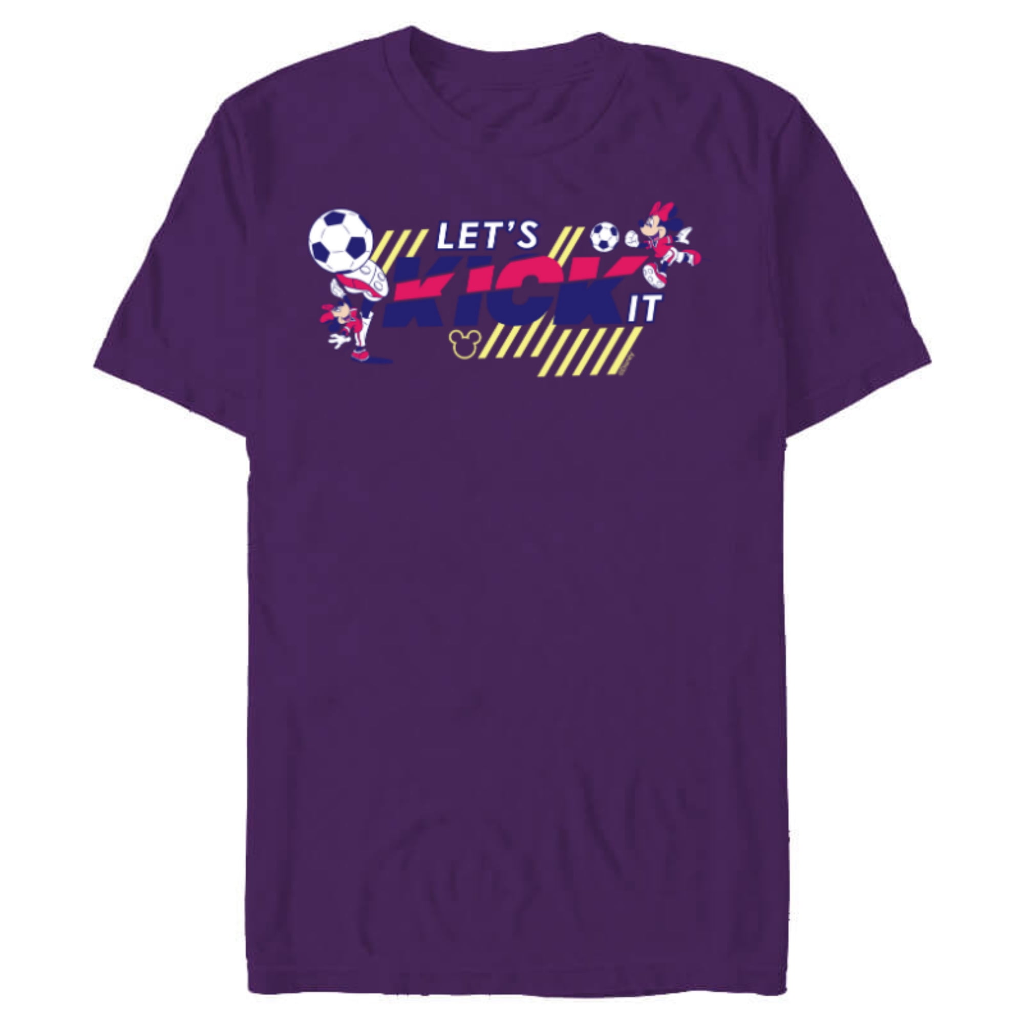 Disney Minnie Mouse Sports Soccer Let’s Kick It Football - Short Sleeve ...