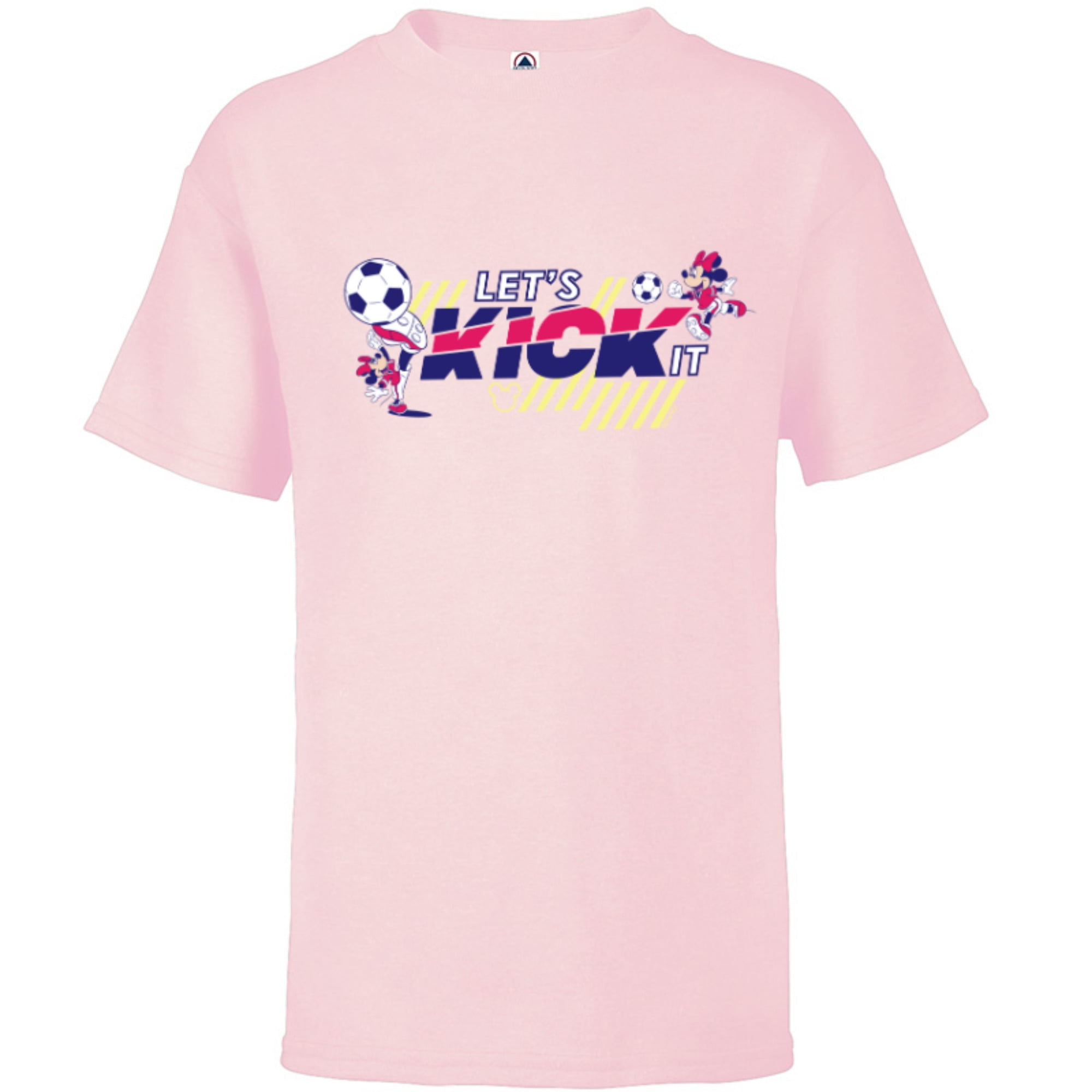 Disney Minnie Mouse Sports Soccer Let’s Kick It Football - Short Sleeve ...
