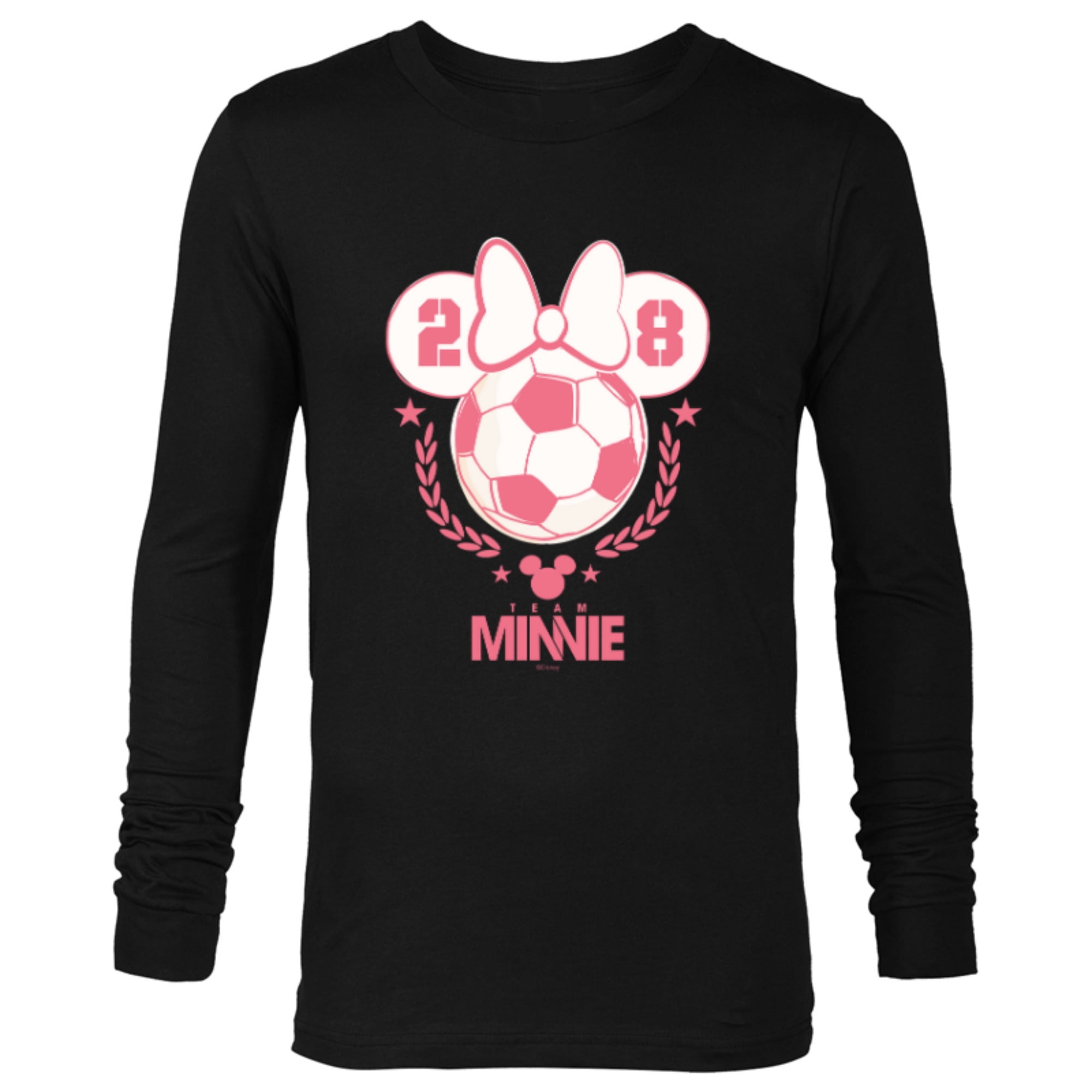 Disney Minnie Mouse Sports Soccer Team Minnie 28 Football - Long Sleeve ...