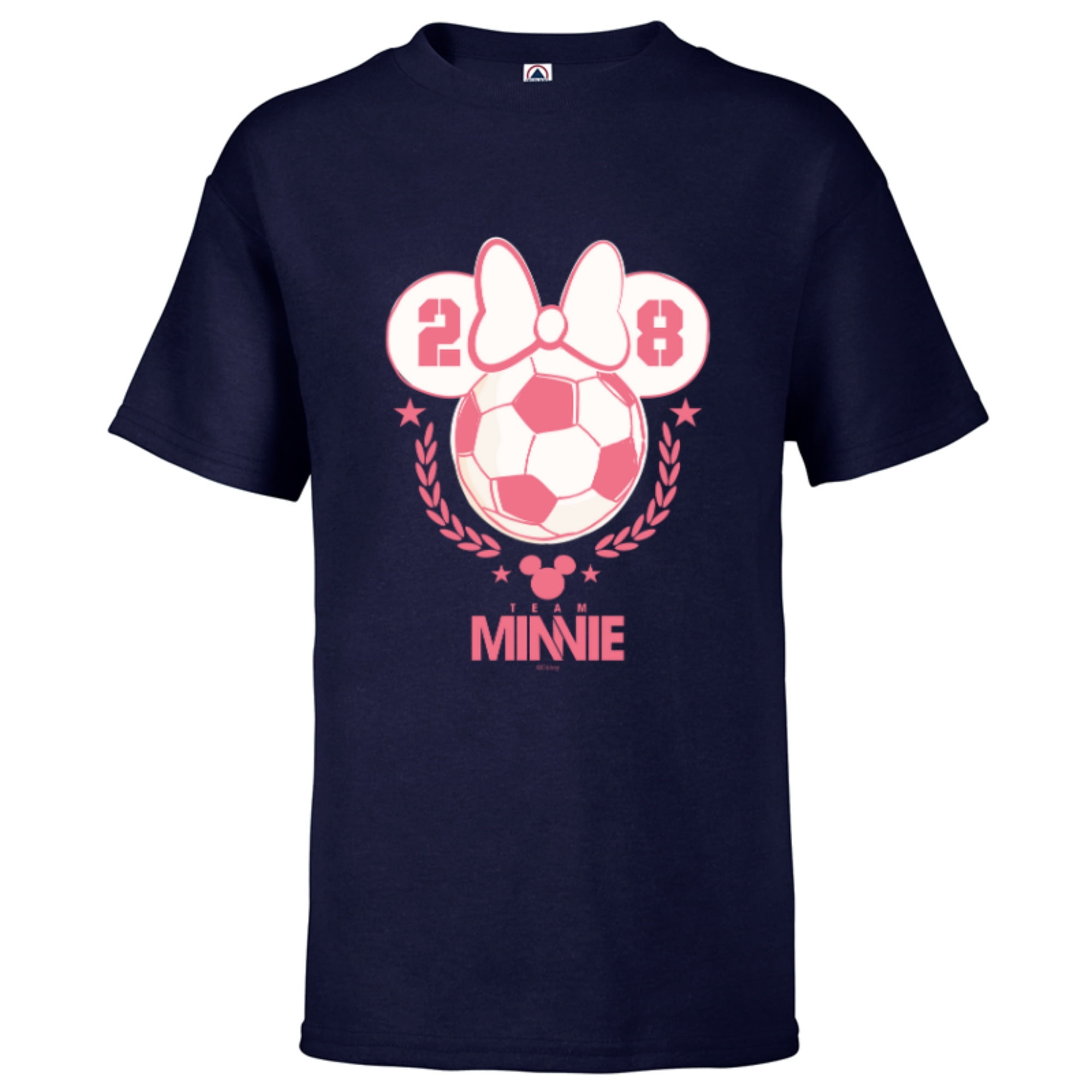 Disney Minnie Mouse Sports Soccer Team Minnie 28 Football - Short ...