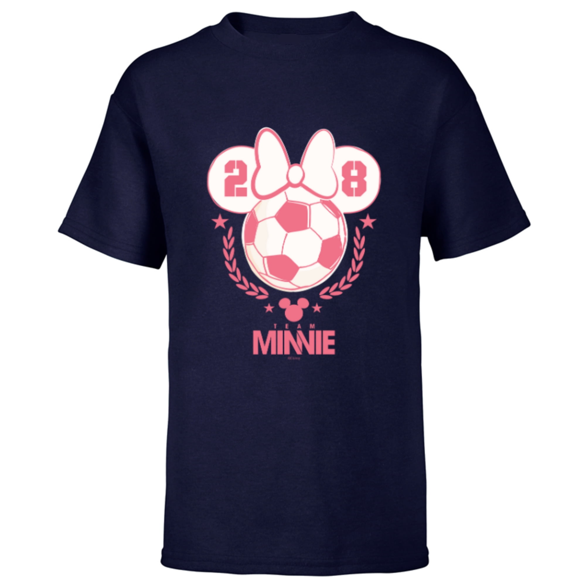 Disney Minnie Mouse Sports Soccer Team Minnie 28 Football - Short ...