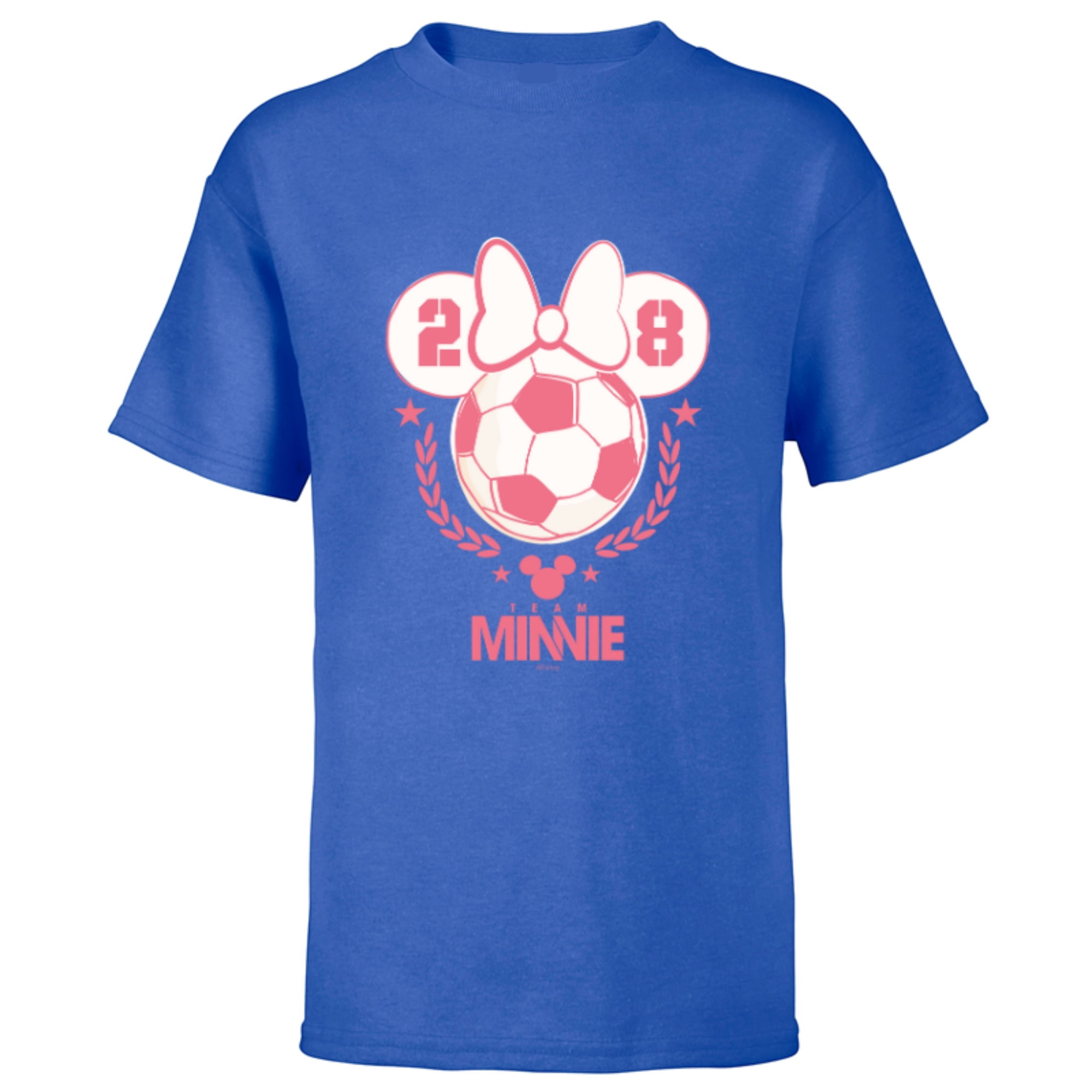Disney Minnie Mouse Sports Soccer Team Minnie 28 Football - Short ...