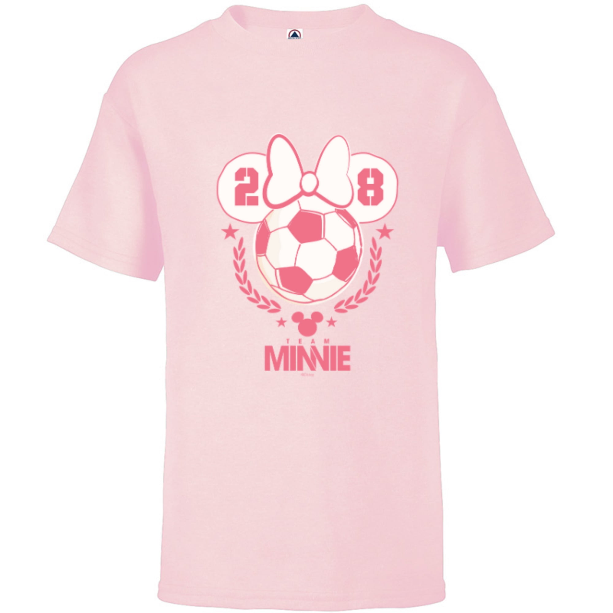 Disney Minnie Mouse Sports Soccer Team Minnie 28 Football - Short ...