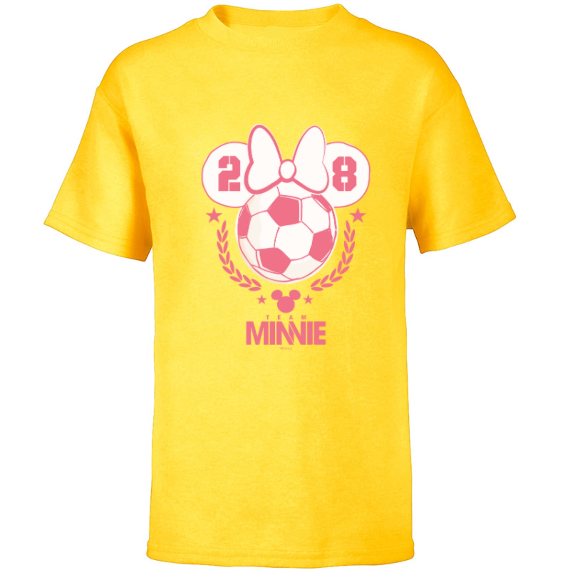 Disney Minnie Mouse Sports Soccer Team Minnie 28 Football - Short ...