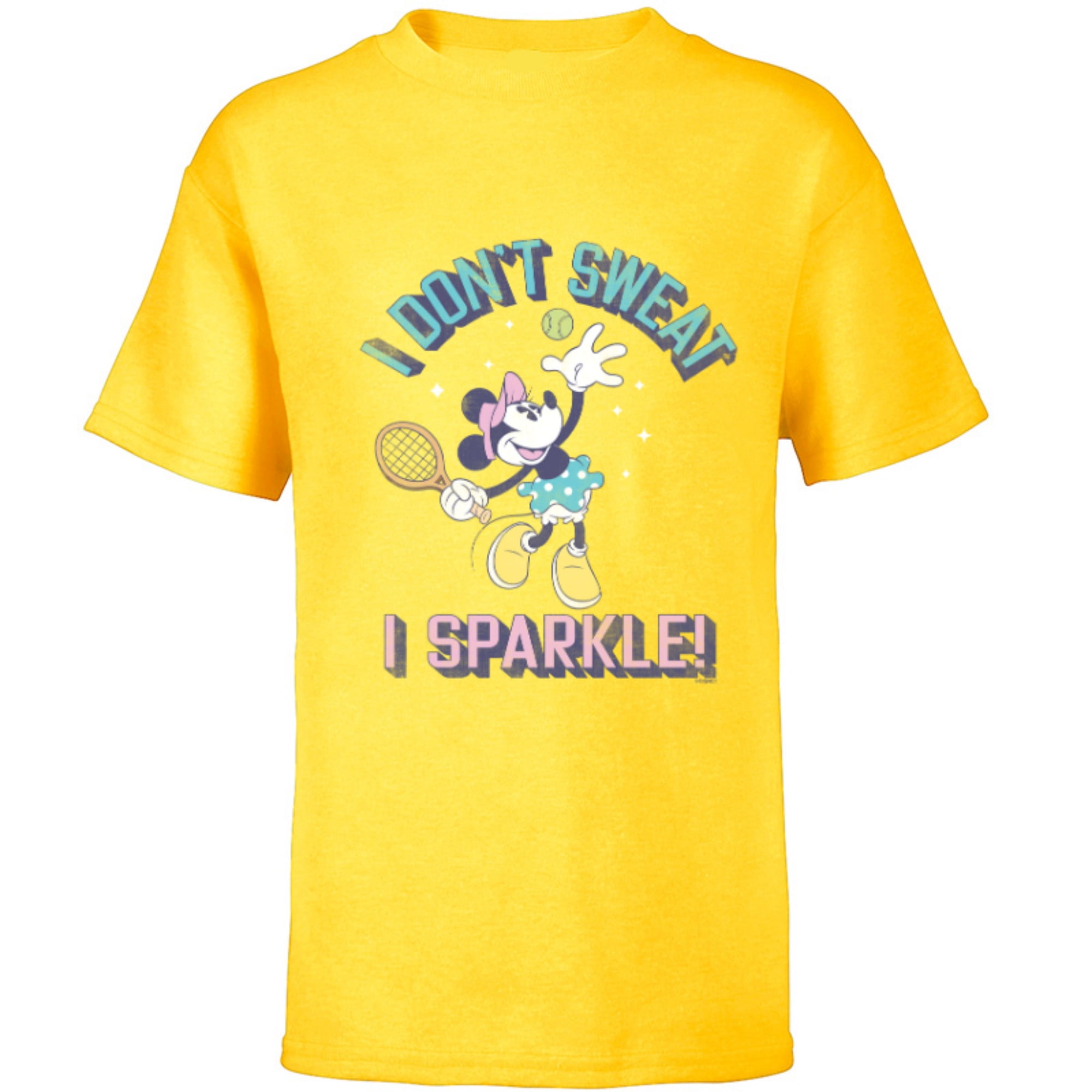 Disney Minnie Mouse Sports Tennis I Don’t Sweat, I Sparkle! - Short ...