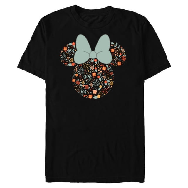 Disney Minnie Mouse Spring Head Icon with Bow Springtime - Short Sleeve ...