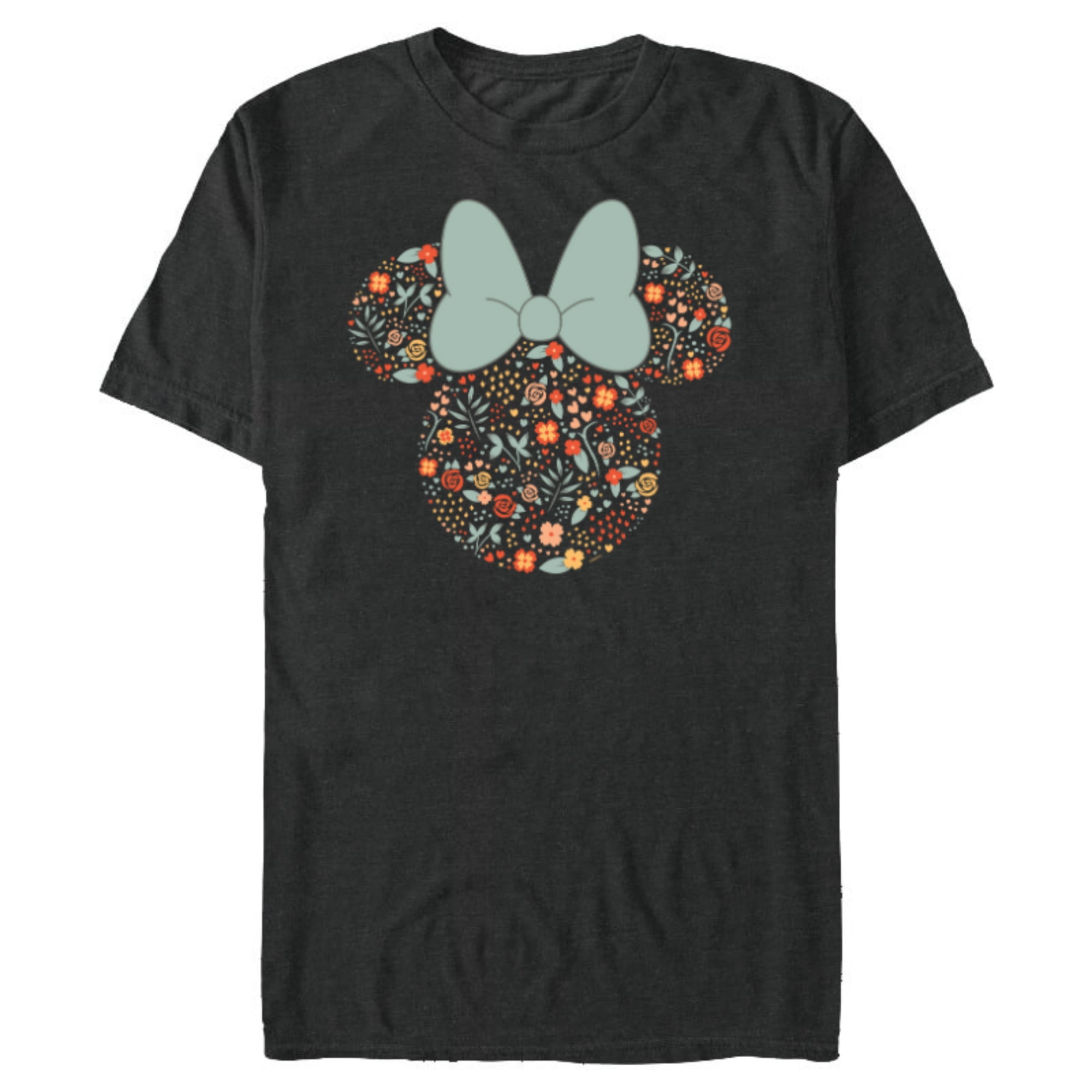 Disney Minnie Mouse Spring Head Icon with Bow Springtime - Short Sleeve ...