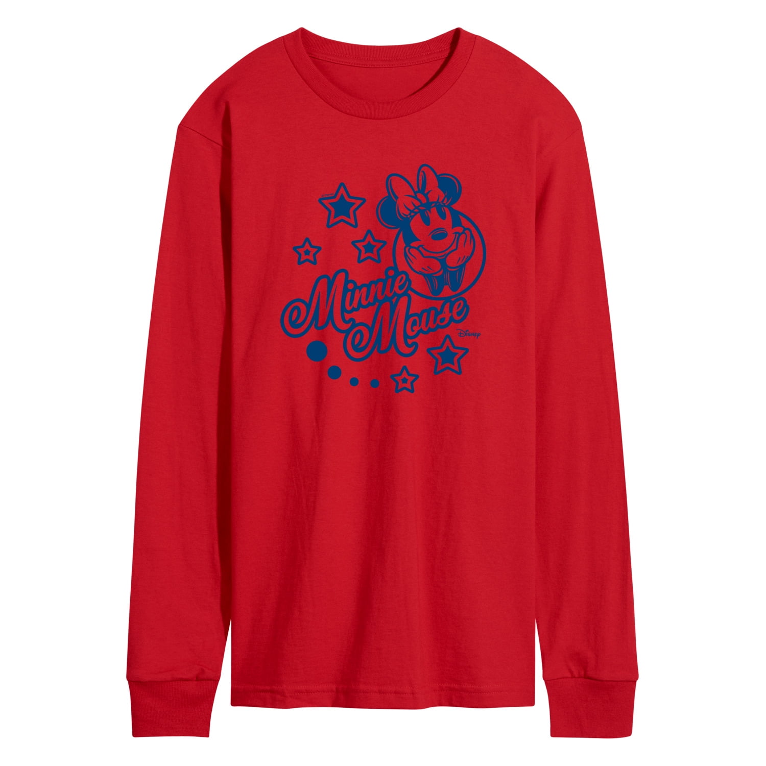 Disney - Minnie Mouse Stars - Men's Long Sleeve Graphic T-Shirt ...