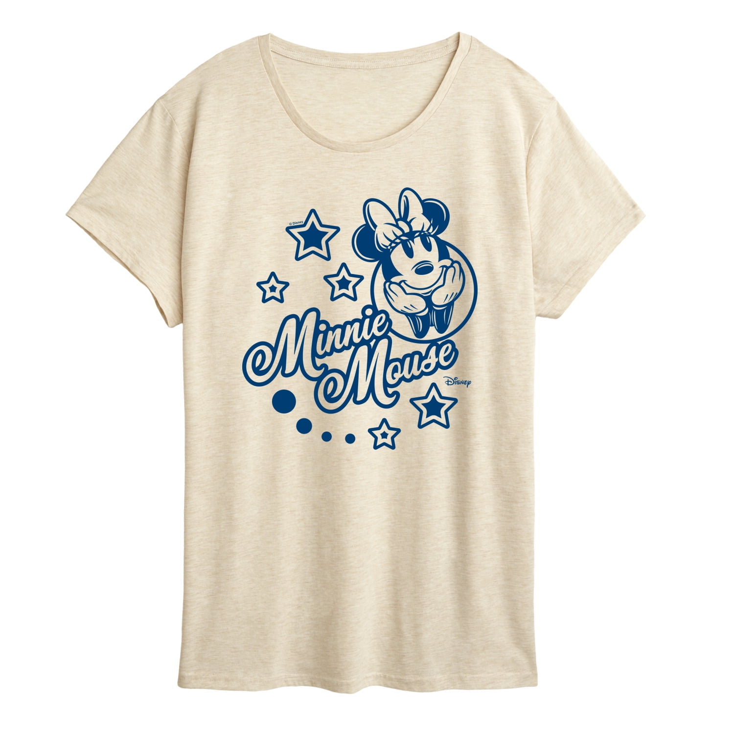 Disney - Minnie Mouse Stars - Women's Short Sleeve Graphic T-Shirt ...