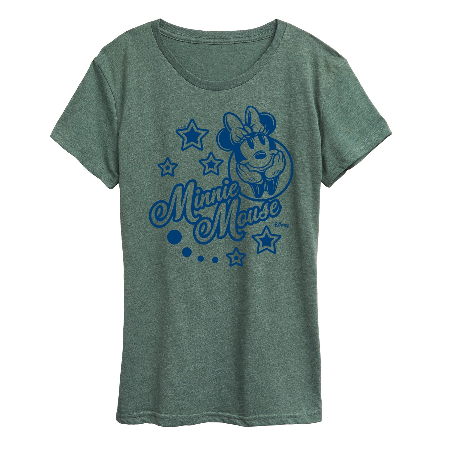 Disney - Minnie Mouse Stars - Women's Short Sleeve Graphic T-Shirt ...