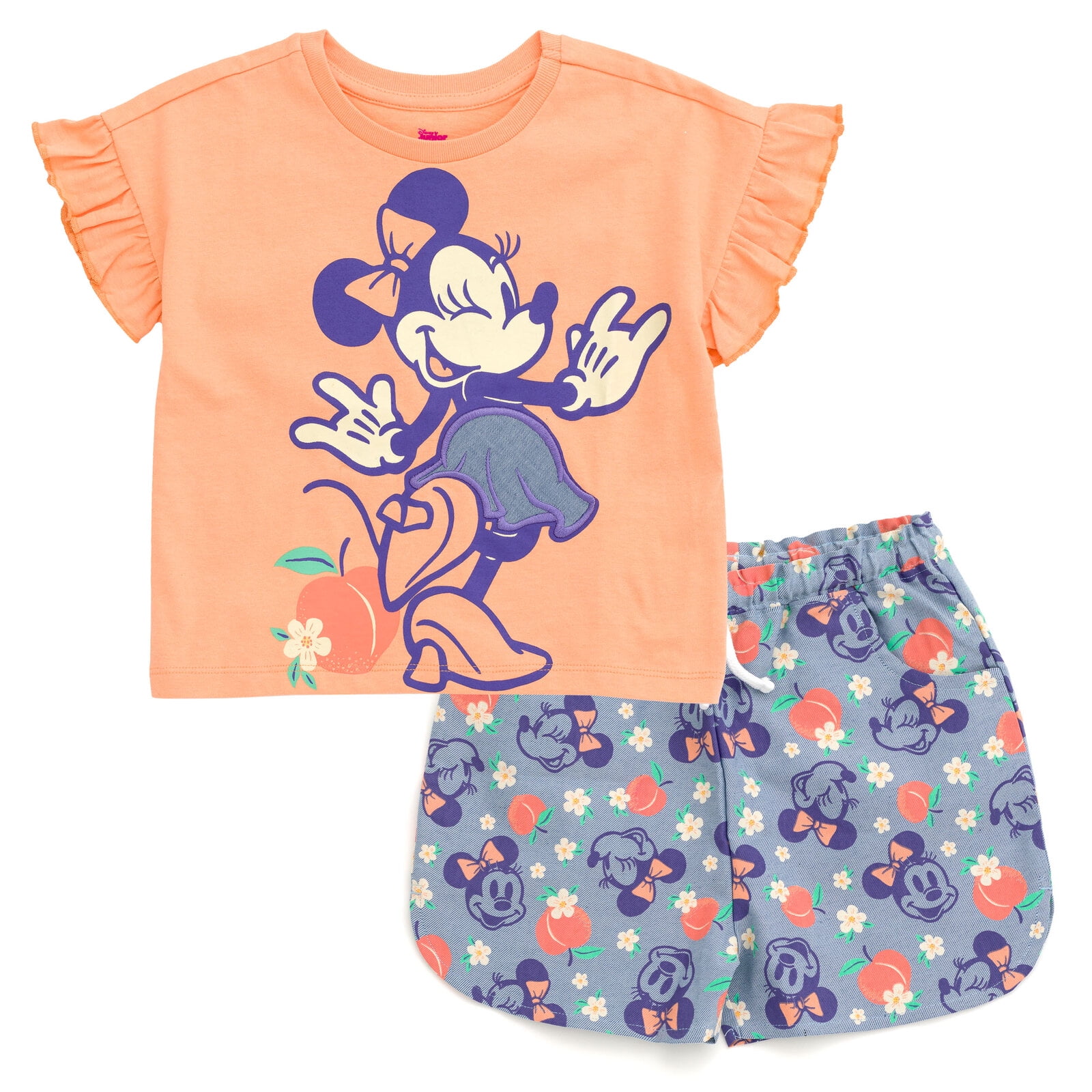 Disney Minnie Mouse T-Shirt and Chambray Shorts Outfit Set Infant to ...