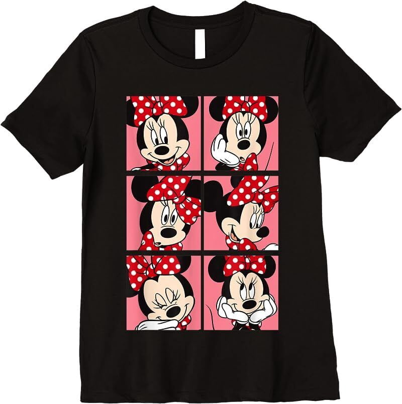 Disney Minnie Mouse T-Shirts with Fun Expressions - Walmart.com