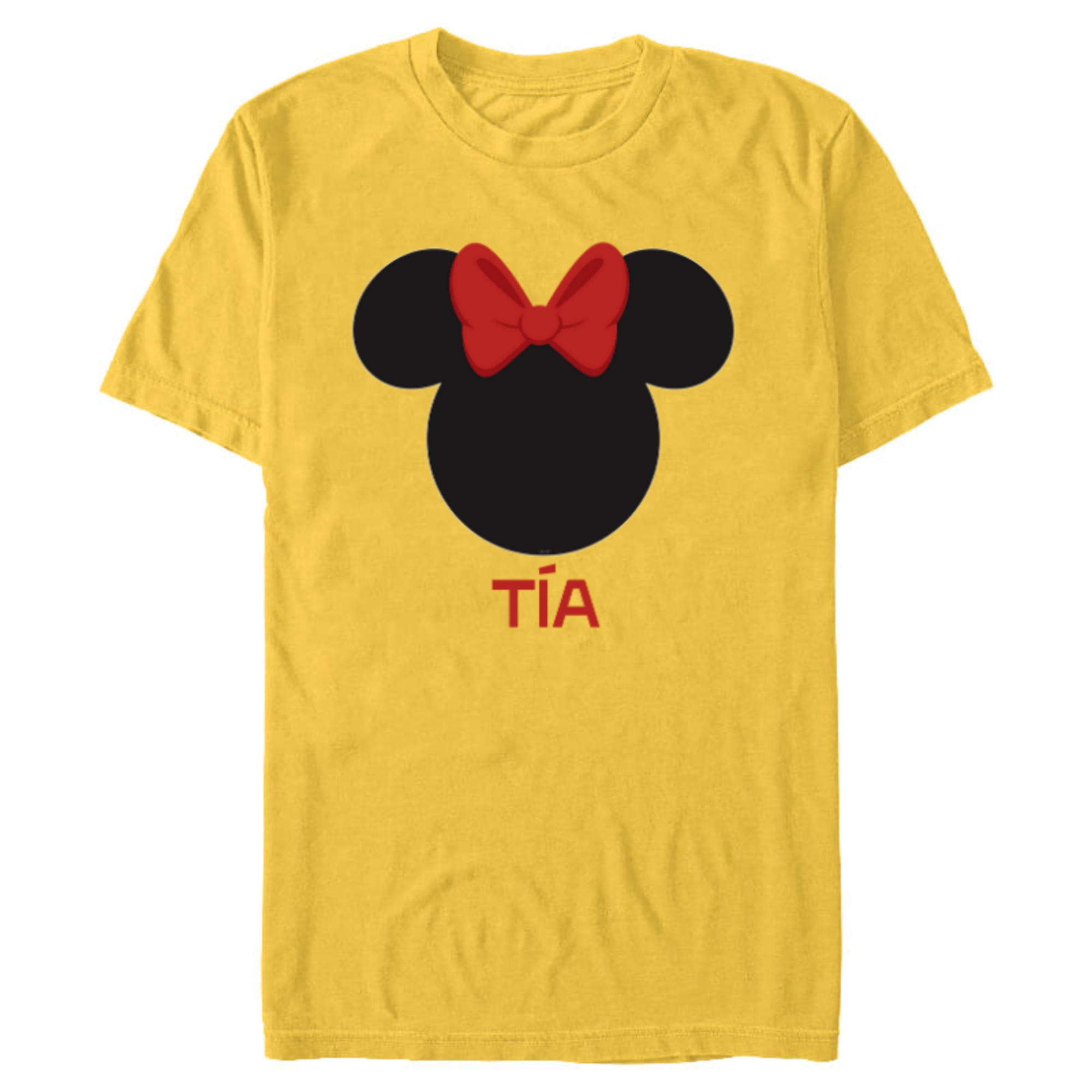 Disney Minnie Mouse Tía Aunt Red Bow Family Día de la Madre - Short ...