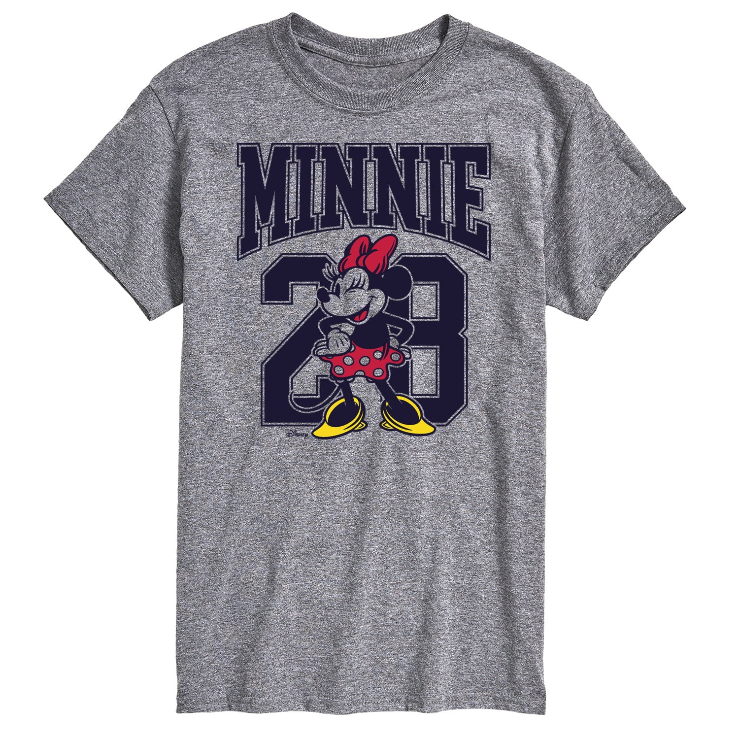 Disney - Minnie Mouse - Team Minnie Collegiate '28 - Men's Short Sleeve ...