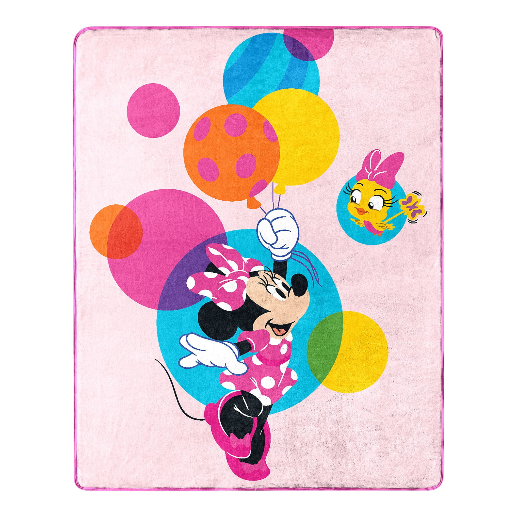 Disney Minnie Mouse Throw, 40x50, Silk Touch, Multicolor, Polyester ...