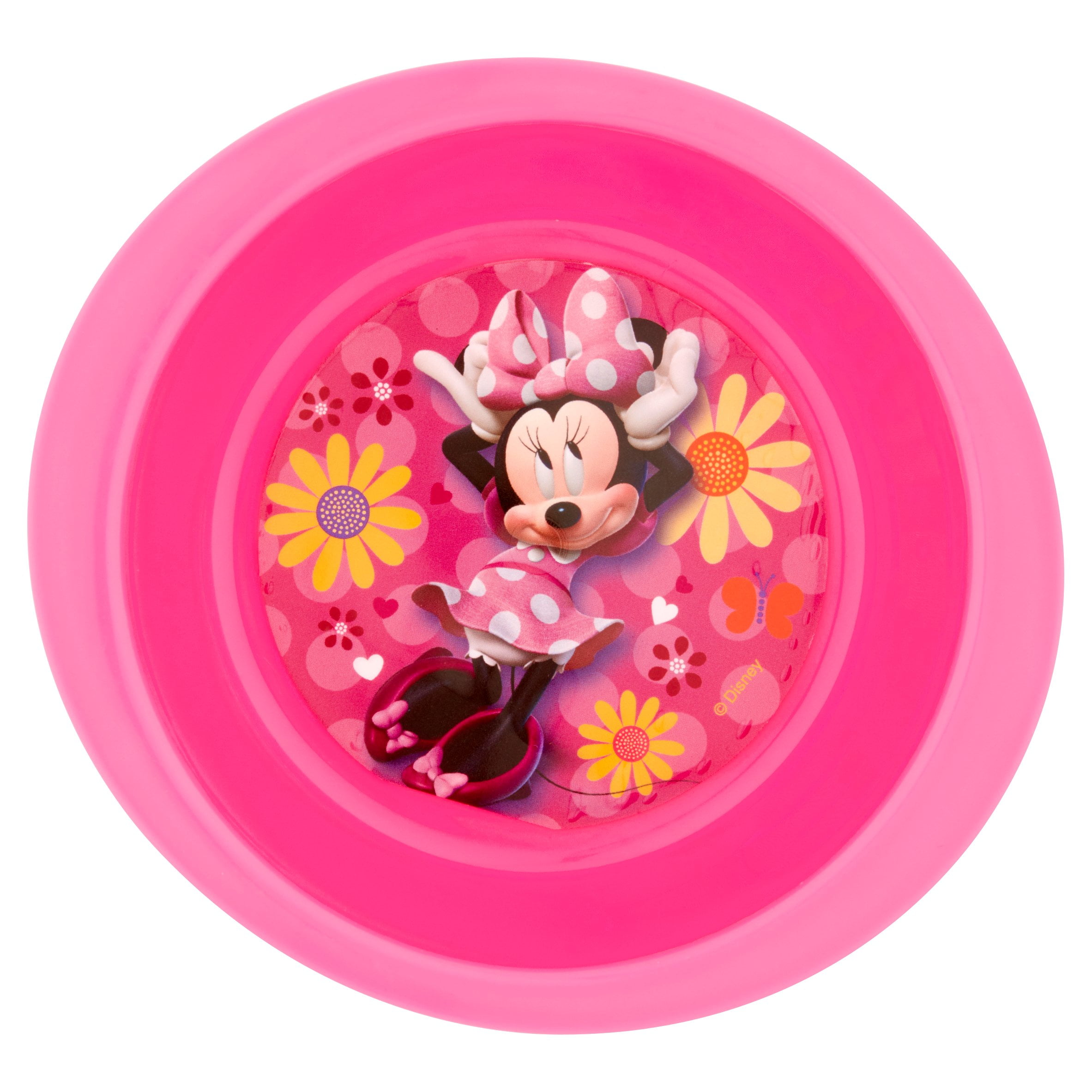Disney Minnie Mouse Toddler Bowl Pink - Walmart.com
