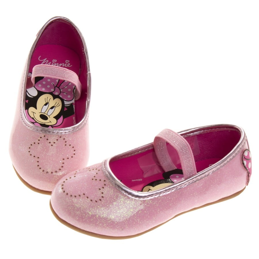 Disney Minnie Mouse Toddler Girls' Flat Shoes - Minnie Mouse, 7 ...