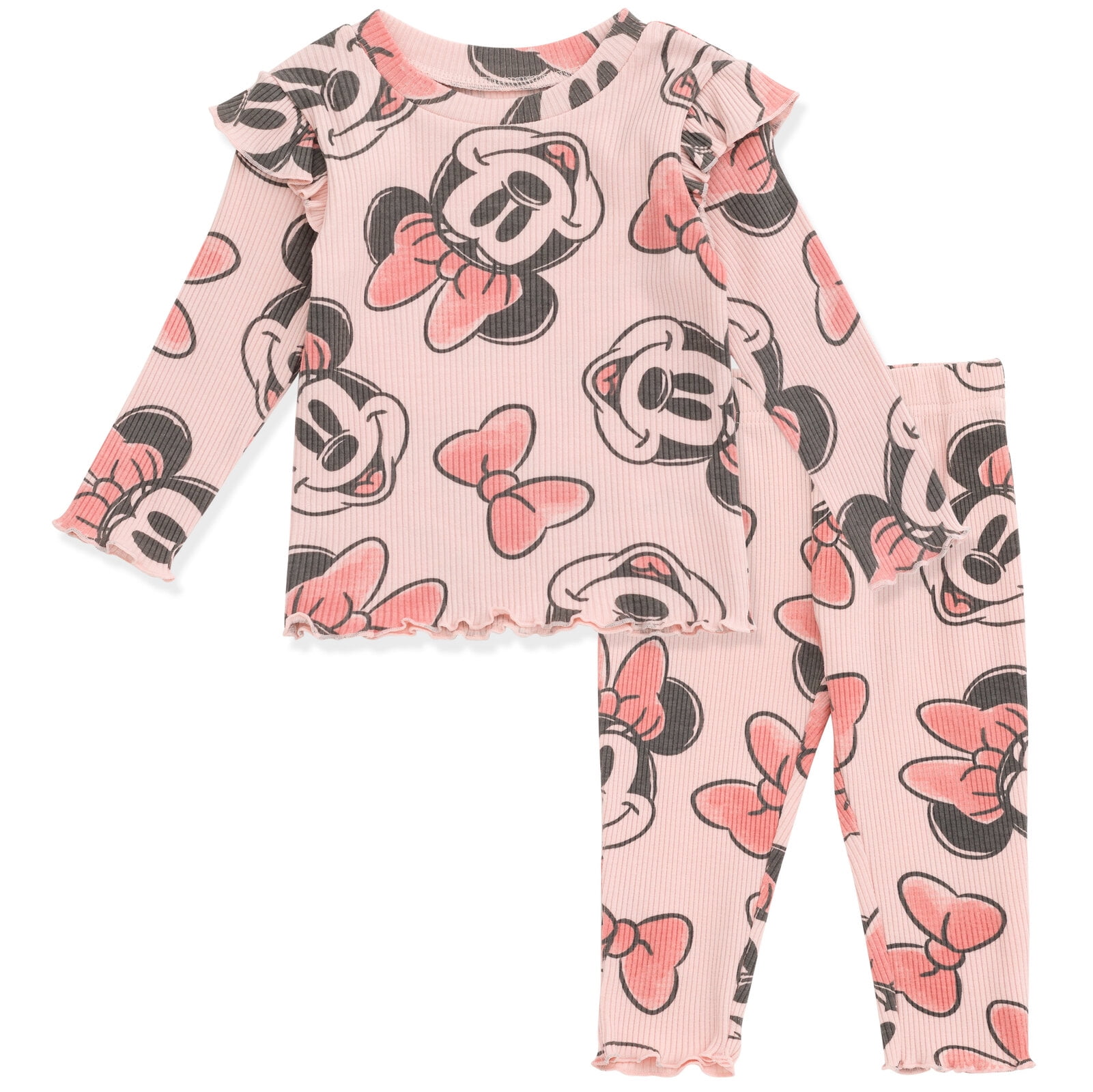 Disney Minnie Mouse Toddler Girls T-Shirt and Pants Infant to Toddler ...
