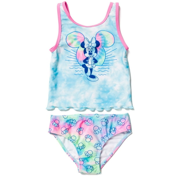 Disney Minnie Mouse Toddler Girls Tankini Top and Bikini Bottom Toddler ...