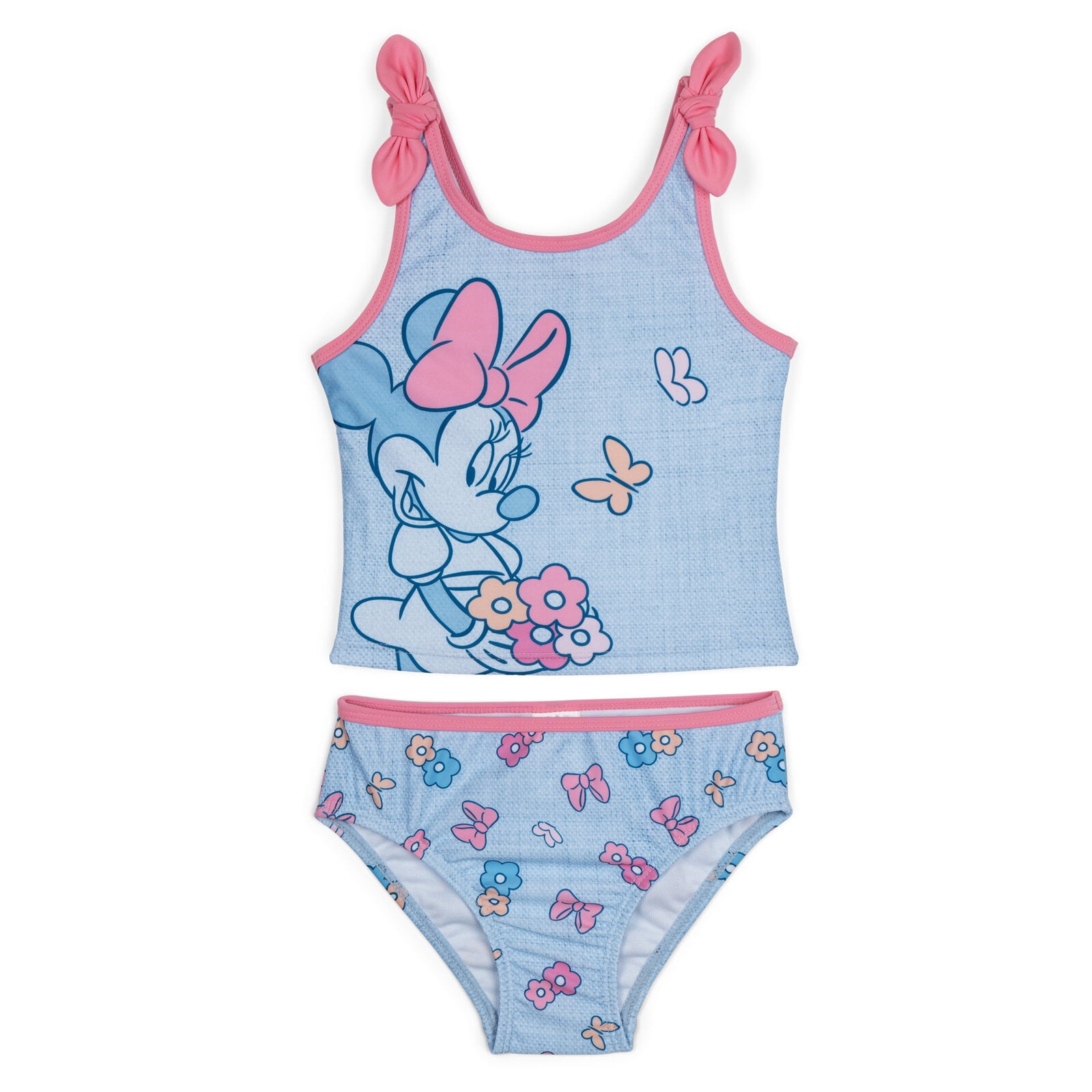 Disney Minnie Mouse Toddler Girls' 2-Piece Swimwear Bathing Suit Set ...