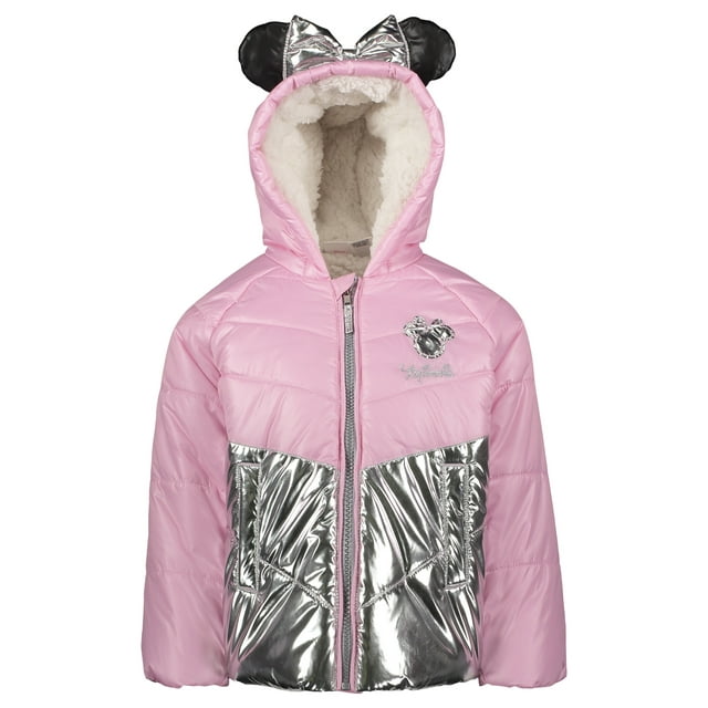 Free Shipping! Disney Minnie Mouse Toddler Girls Winter Coat Puffer ...