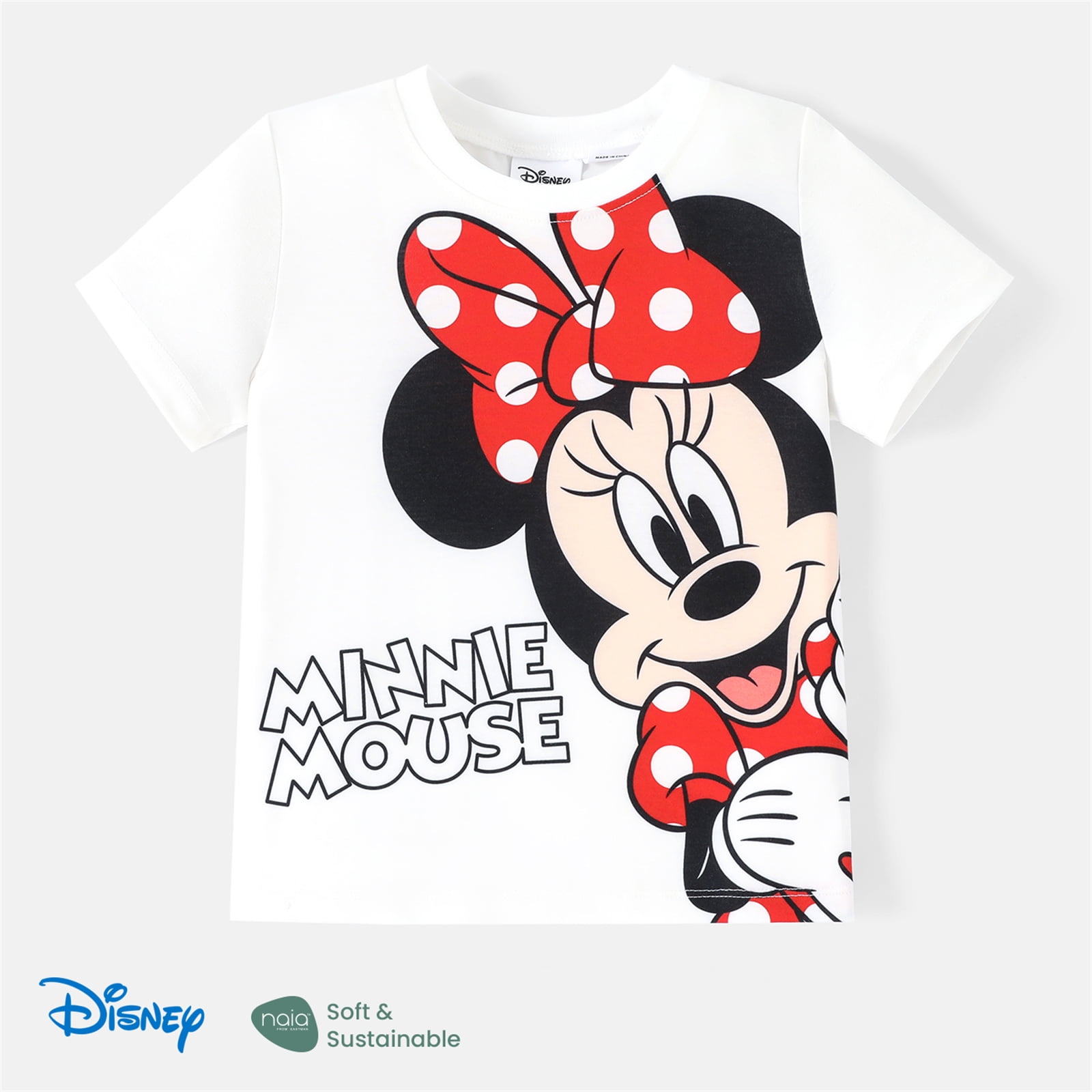 Disney Minnie Mouse Toddler/Kid Girl/Boy Character & Letter Print Naia ...