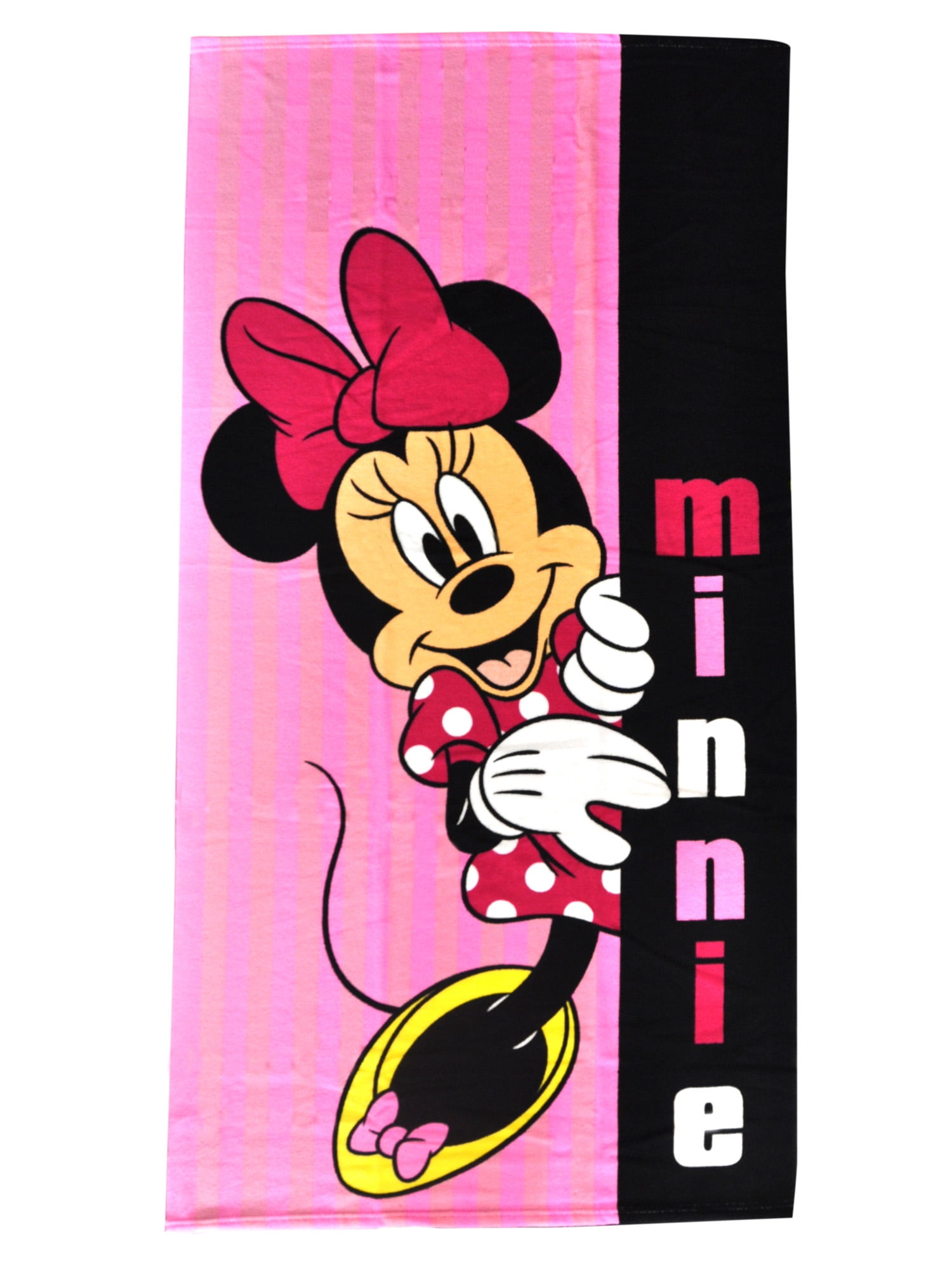Disney Minnie Mouse Pink Microfiber Beach/Pool Towel, 54" x 27 ...
