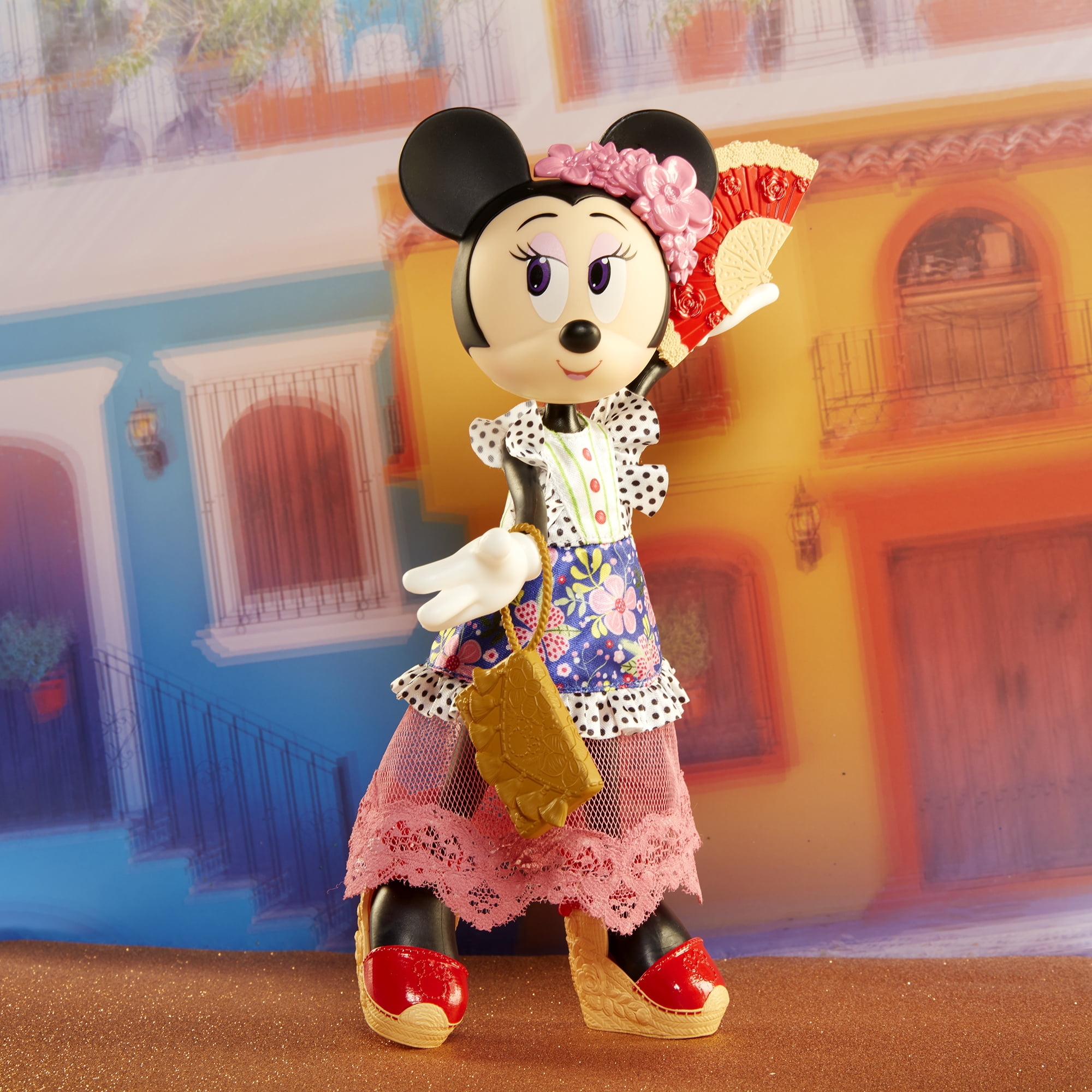 Disney Minnie Mouse Trendy Traveler Minnie 10" Fashion Doll - Walmart.com