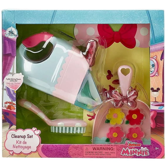 Disney Minnie Mouse Vacuum Cleanup Playset, Pretend Tidy Kit with ...