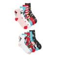Disney Minnie Mouse Women's Crew Socks, 10-Pack, Shoe Sizes 4-10 ...