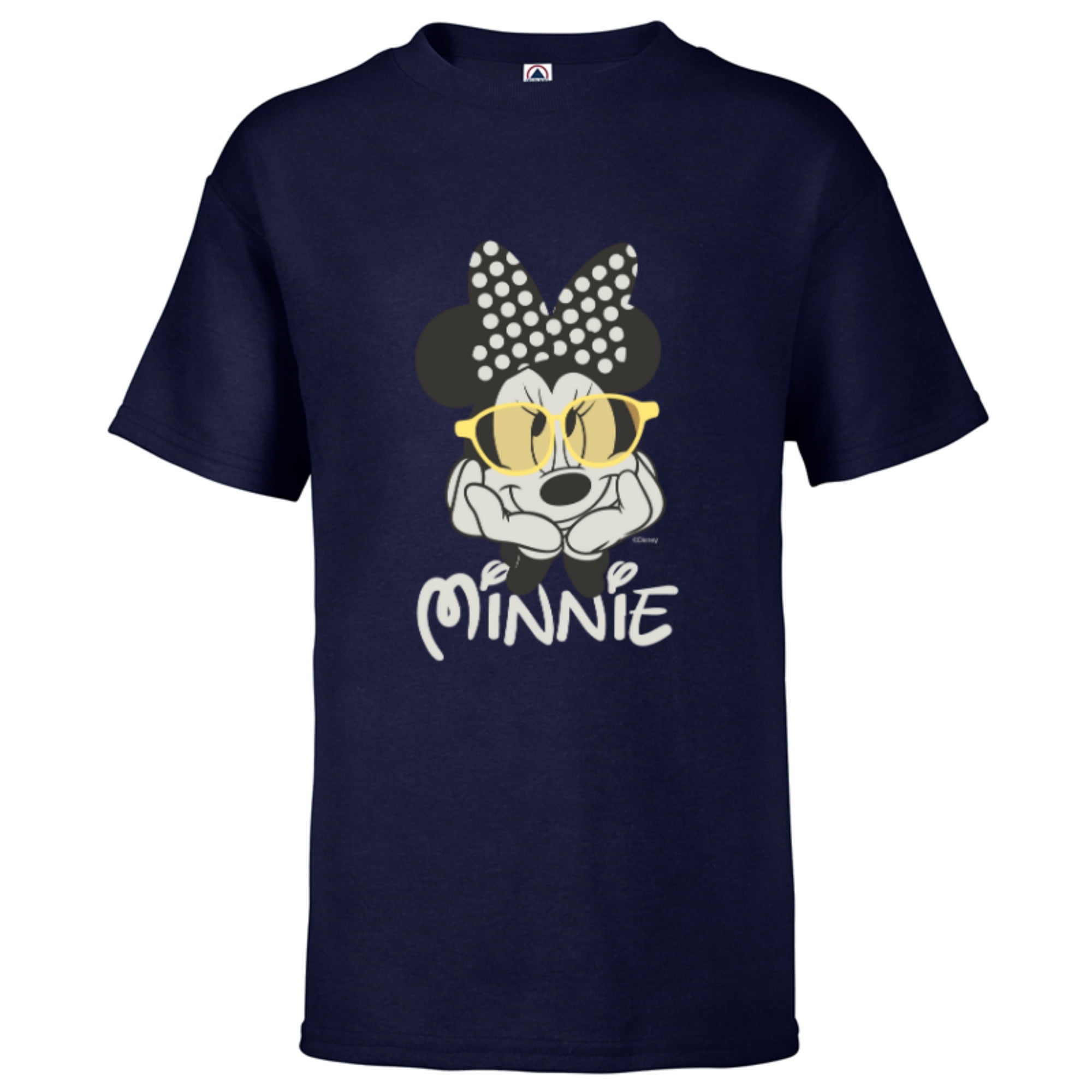 Disney Minnie Mouse In Black And White Polka Dot Day Vintage Short