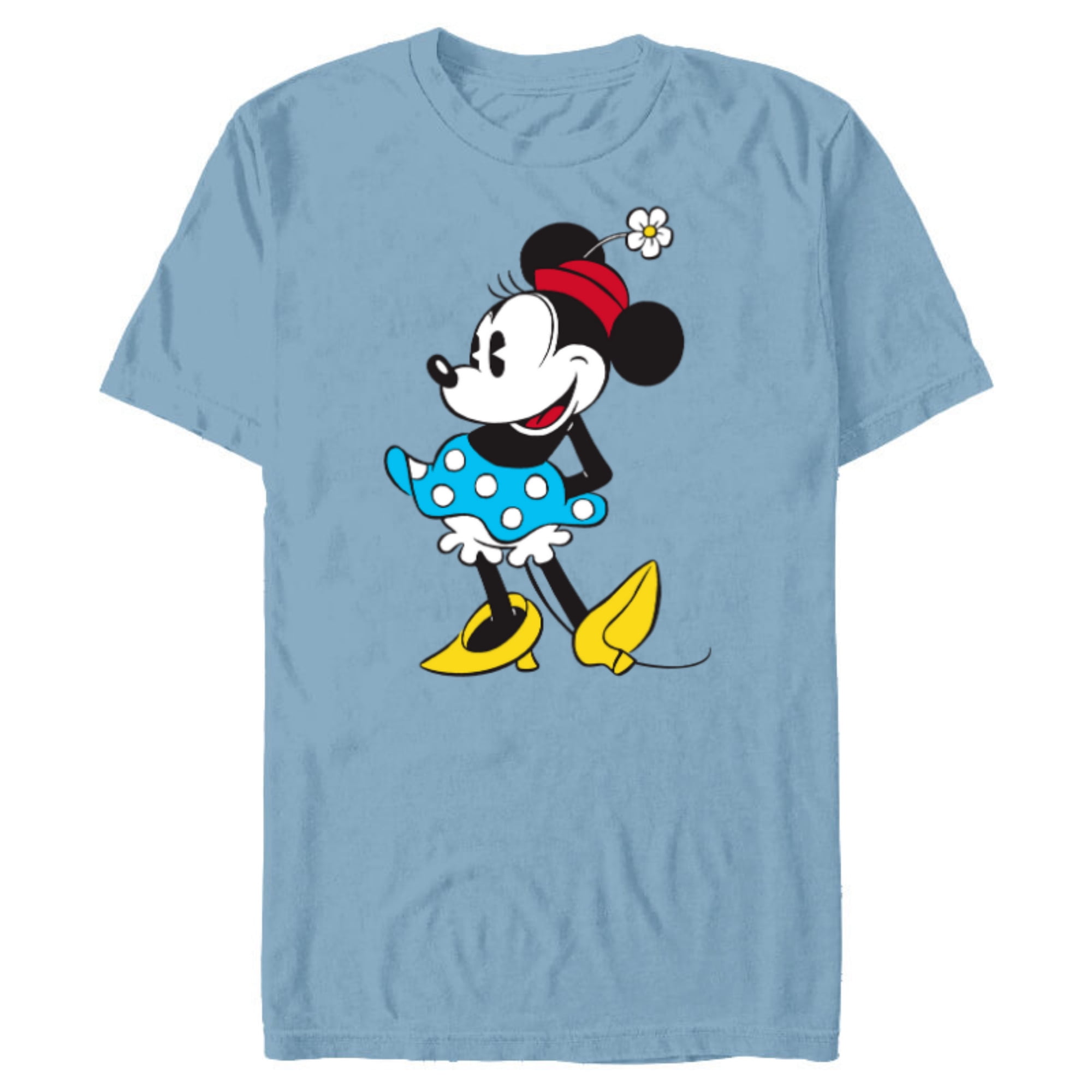 Disney Minnie Mouse in Pillbox Flower Hat - Short Sleeve Blended T ...