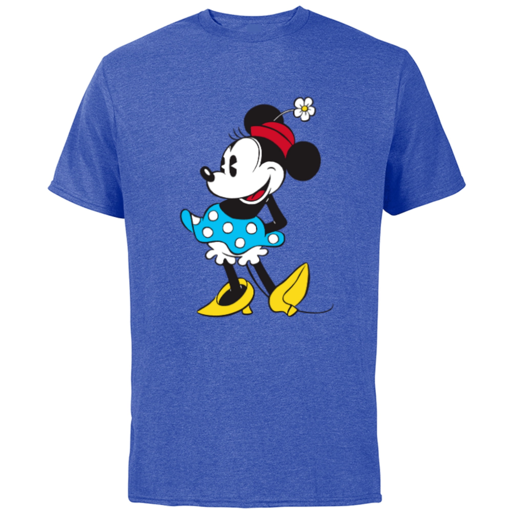 Disney Minnie Mouse in Pillbox Flower Hat - Short Sleeve Cotton T-Shirt ...