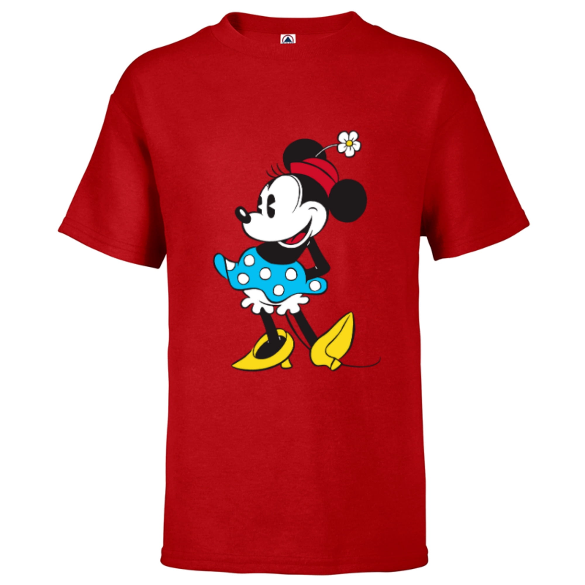 Disney Minnie Mouse in Pillbox Flower Hat - Short Sleeve T-Shirt for ...
